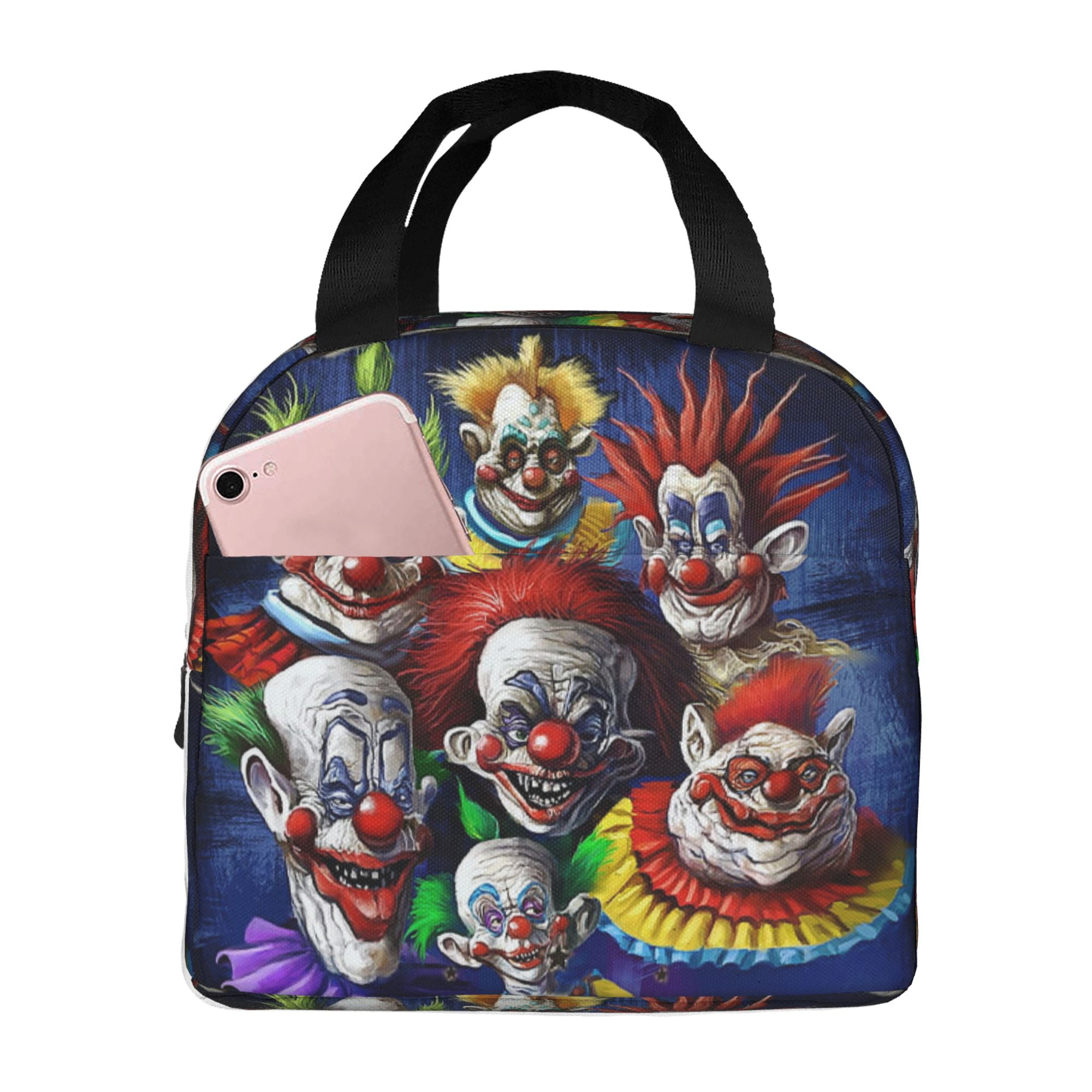 Killer Klowns From Outer Space Lunch Bag Tote Shoulder Bags Insulated ...