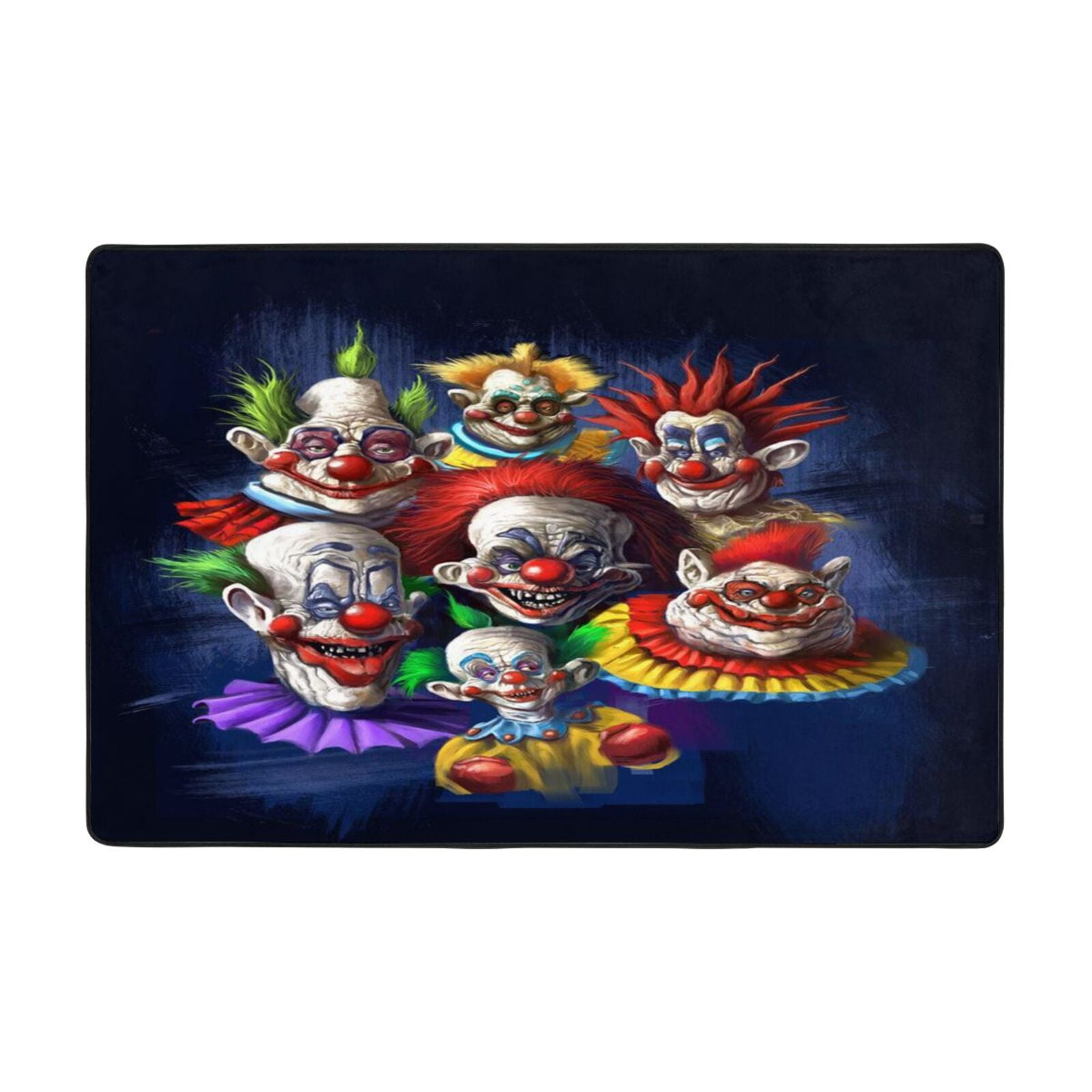 Killer Klowns Large Rug Anime Flannel Door Mat Bathroom Rugs Kitchen ...