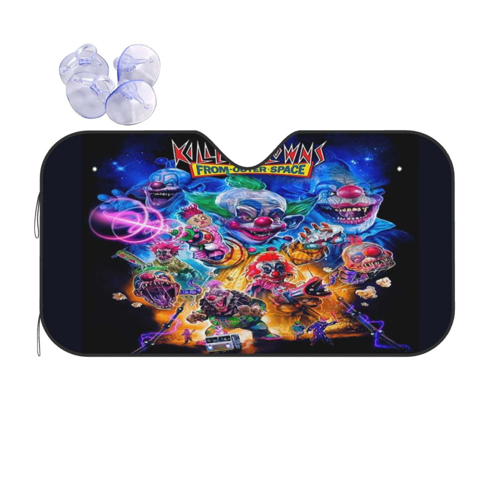 Killer Klowns From Outer Space Car sunshade Windshield Automotive Sun ...