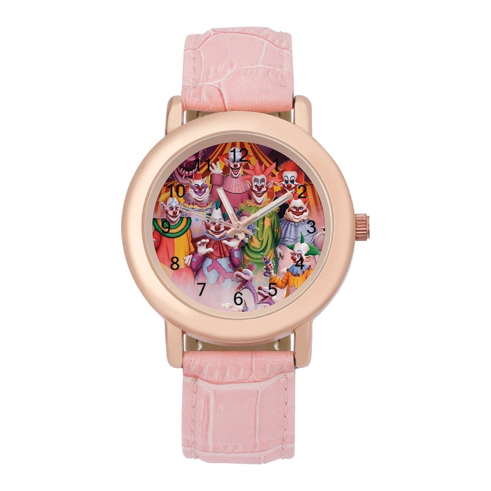 Killer Klowns from Outer Space Clown Soft Leather Strap Watch Adult ...