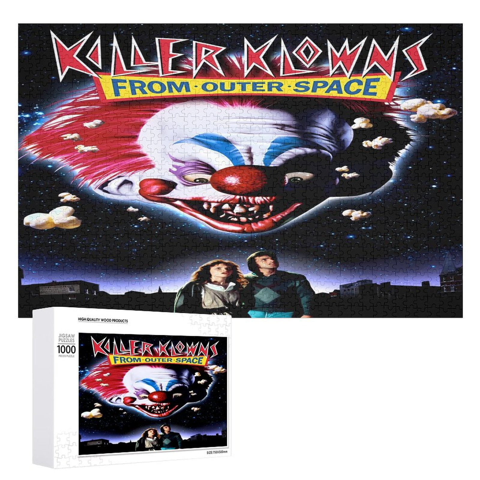 Killer Klowns from Outer Space Clown Wooden Picture Puzzle-Eco-Friendly ...