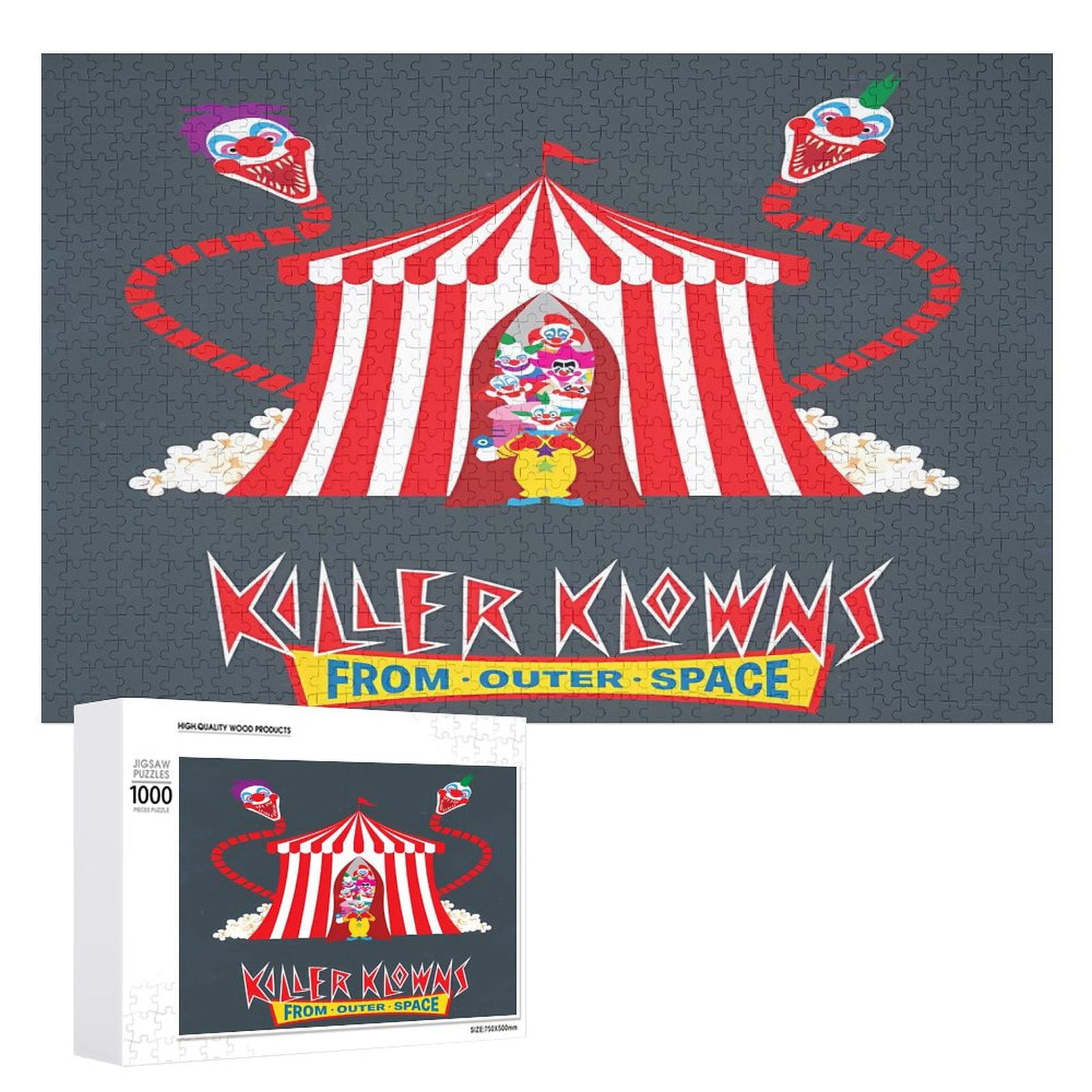 Killer Klowns from Outer Space Clown Wooden Picture Puzzle-Eco-Friendly ...