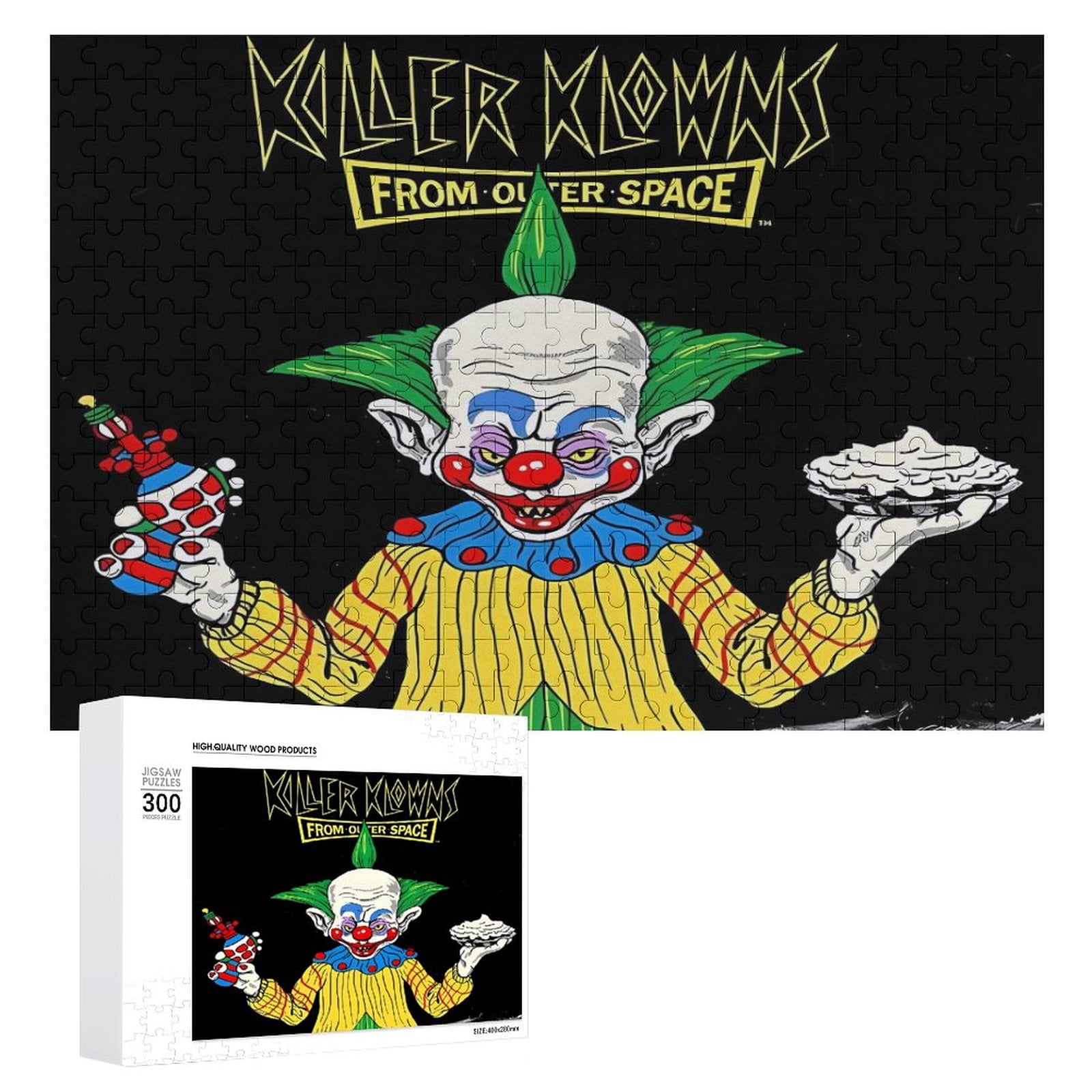 Killer Klowns from Outer Space Clown Wooden Picture Puzzle-Eco-Friendly ...
