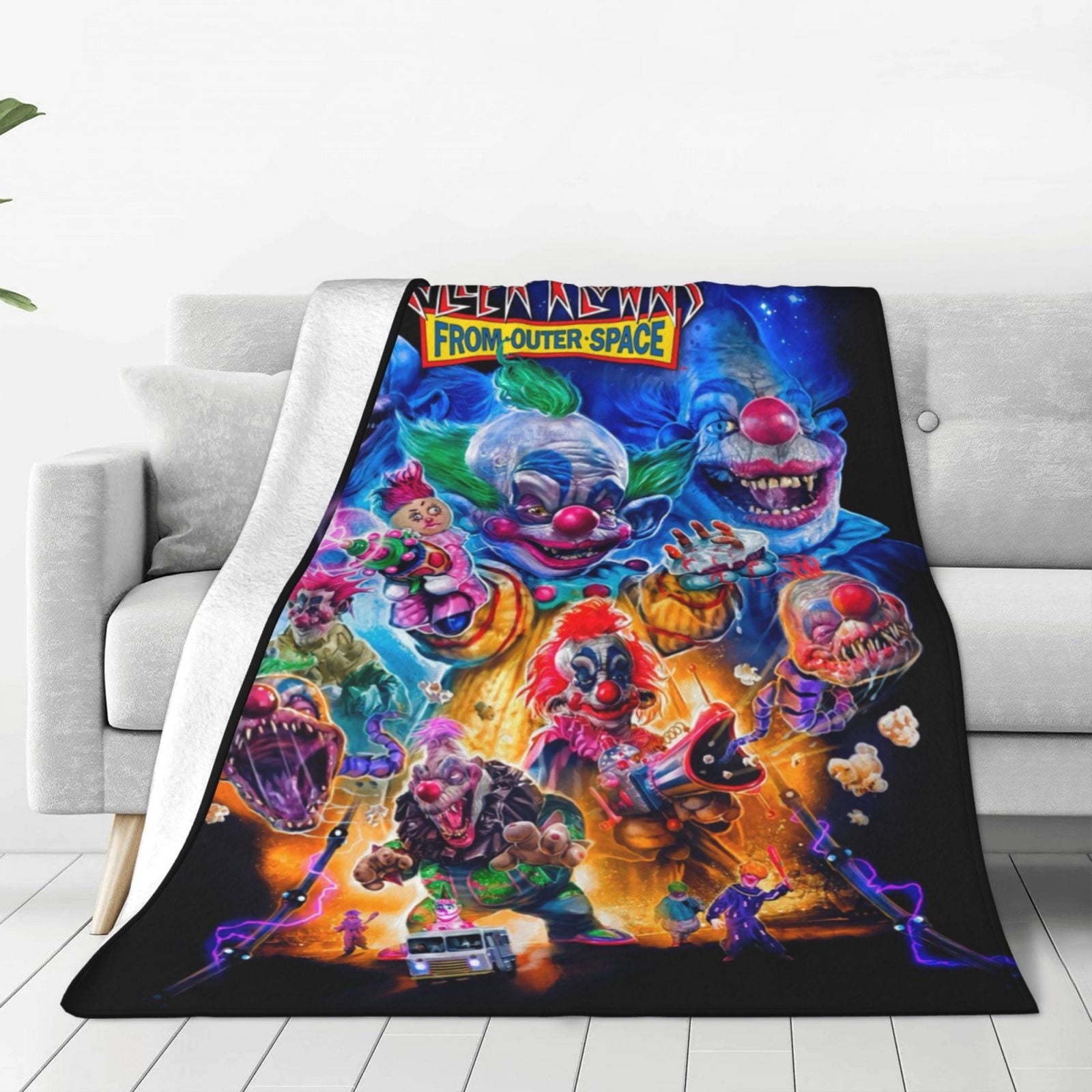 Killer Klowns From Outer Space Throw Blanket Couch Bed Sofa Soft ...