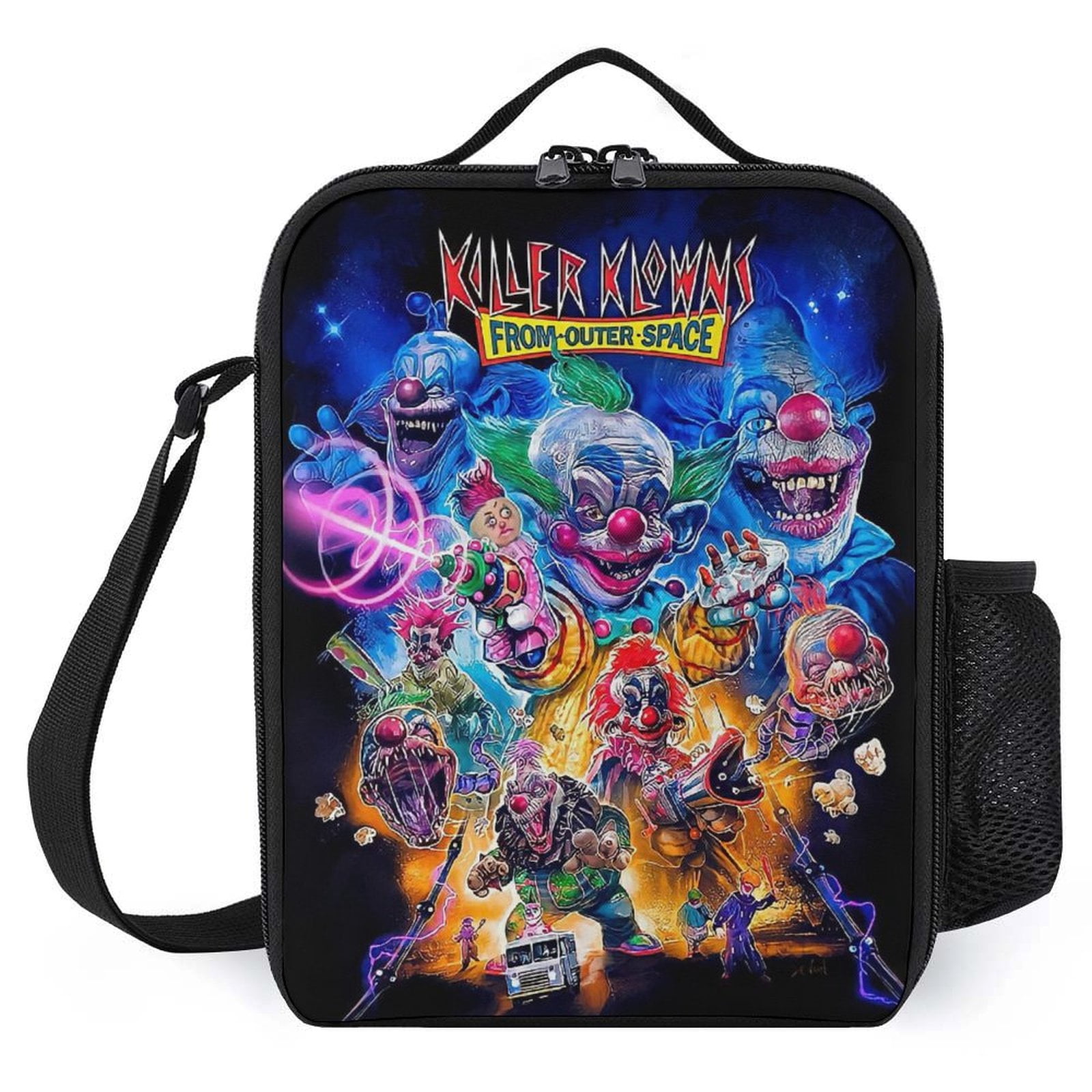 Horror Clown Lunchbox for Woman Man Portable Thermal Insulated Tote Bag ...