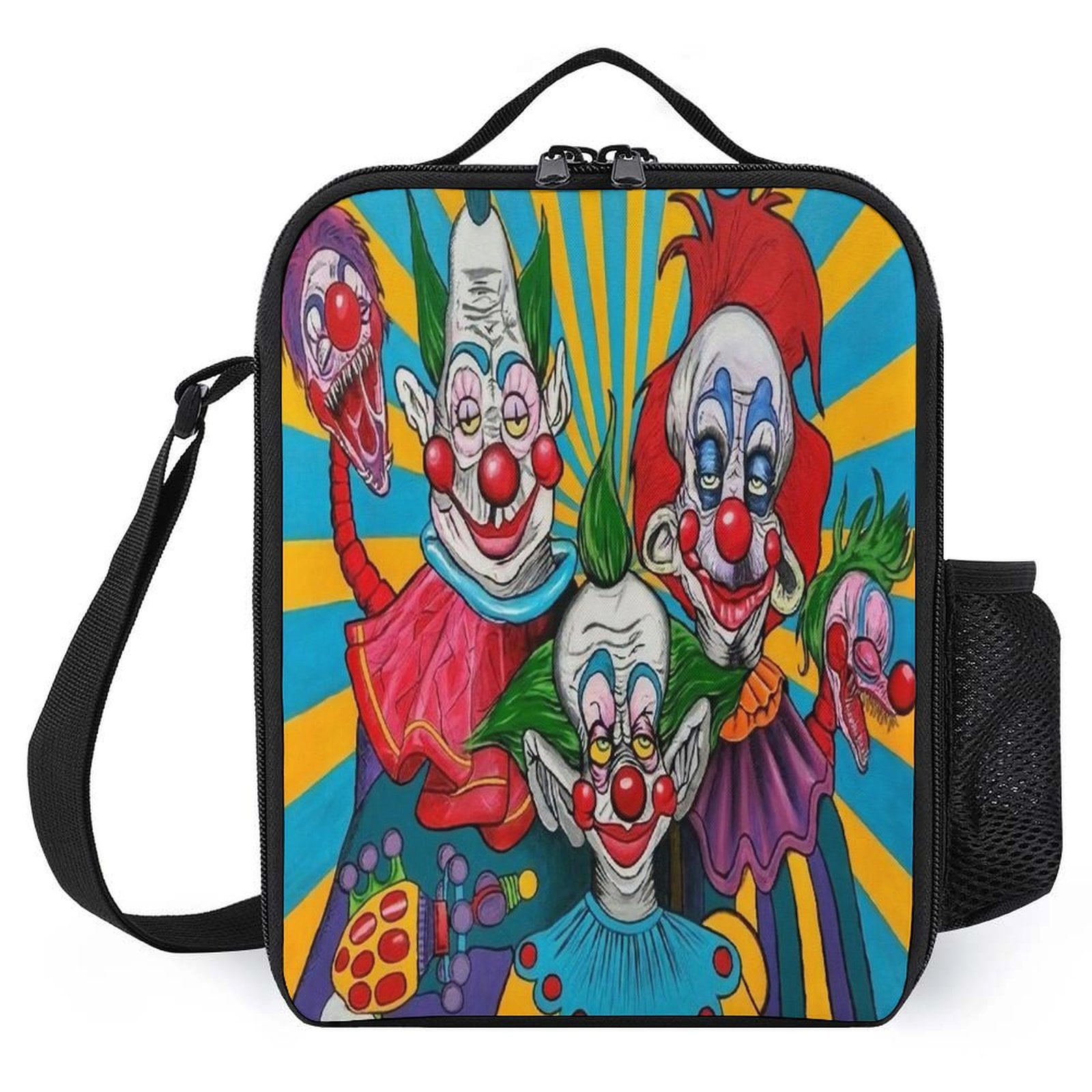 Killer Klowns from Oute Space Clown Lunchbox for Woman Man Portable ...