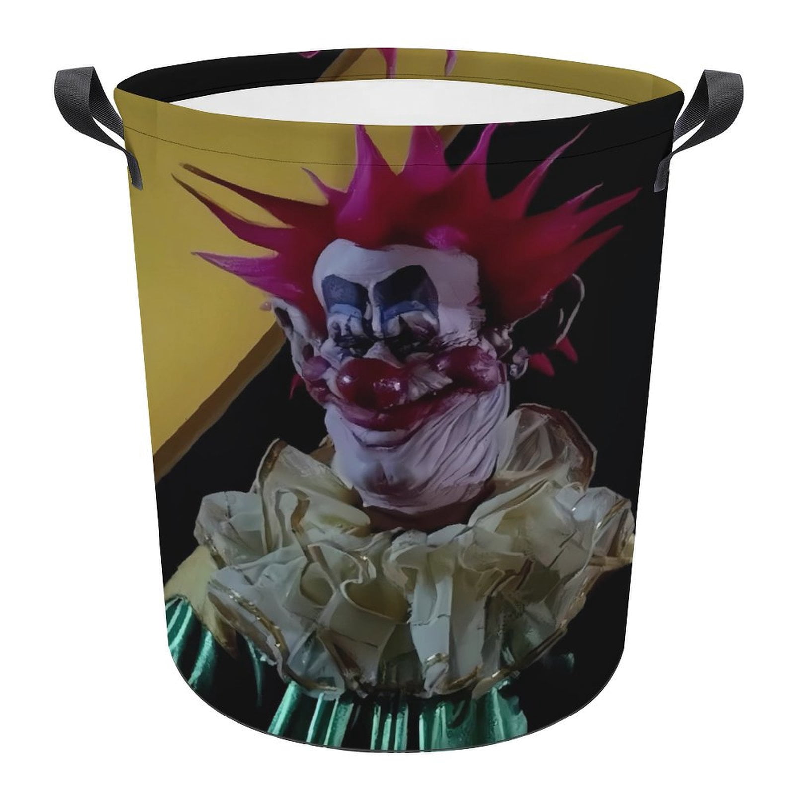Killer-Klowns-from-Outer-Space-clown Laundry Hamper, Round Collapsible ...