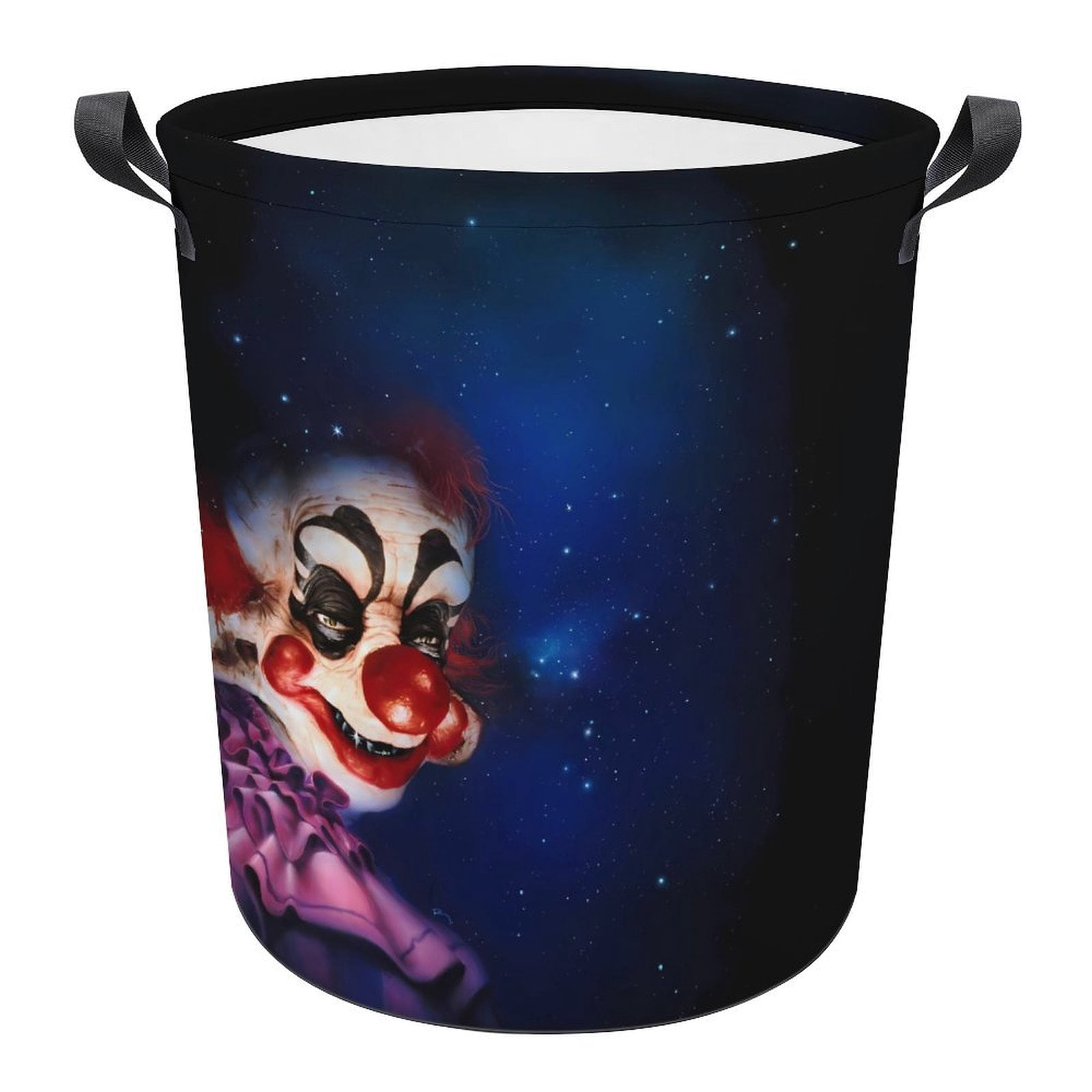 Killer-Klowns-from-Outer-Space-clown Laundry Hamper, Round Collapsible ...