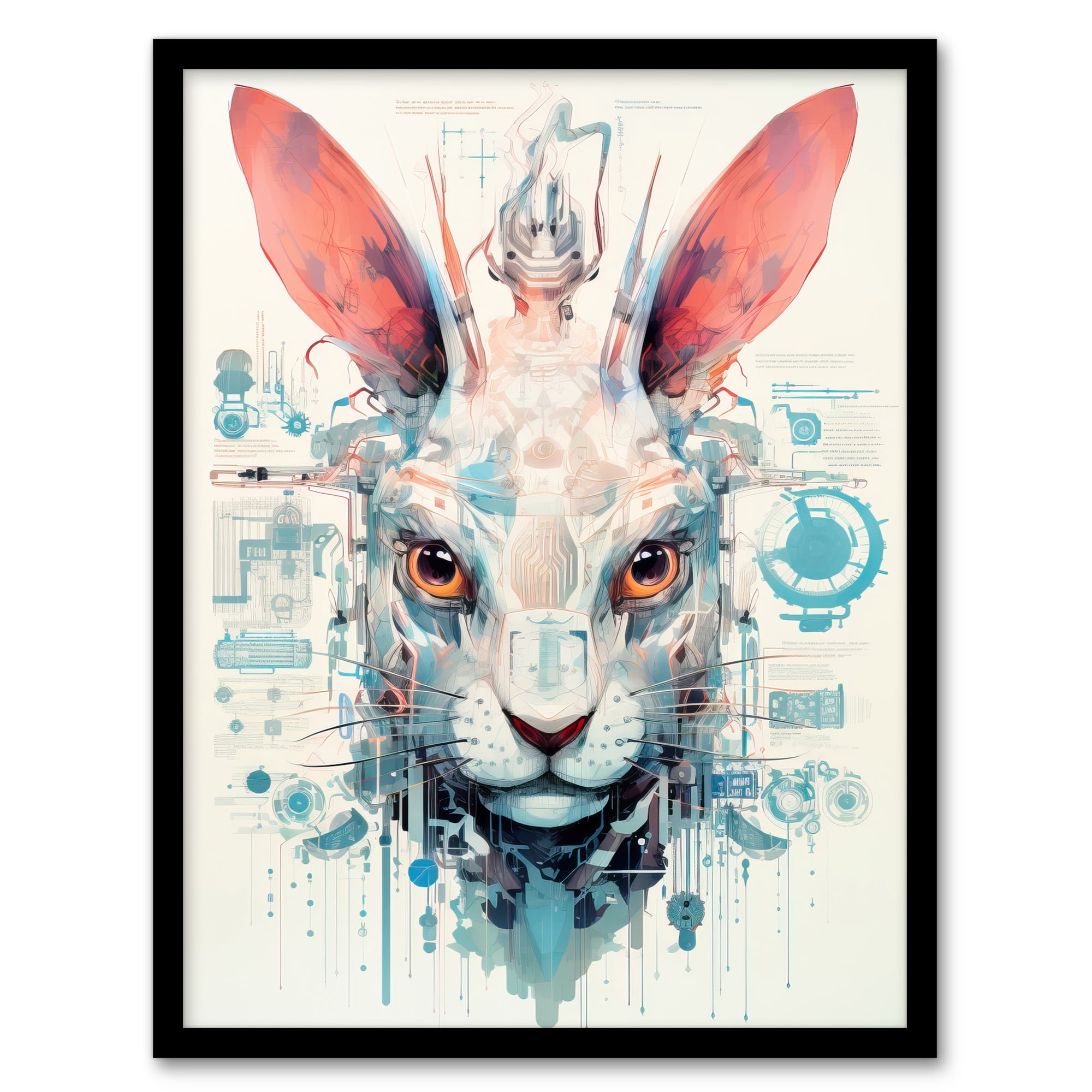 Killer Rabbit Robot Hybrid Secret Military Weapon Schematic Blueprint ...