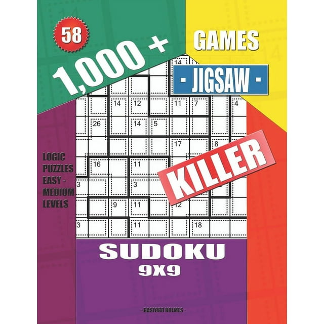Killer Sudoku: 1,000 + Games jigsaw killer sudoku 9x9: Logic puzzles ...