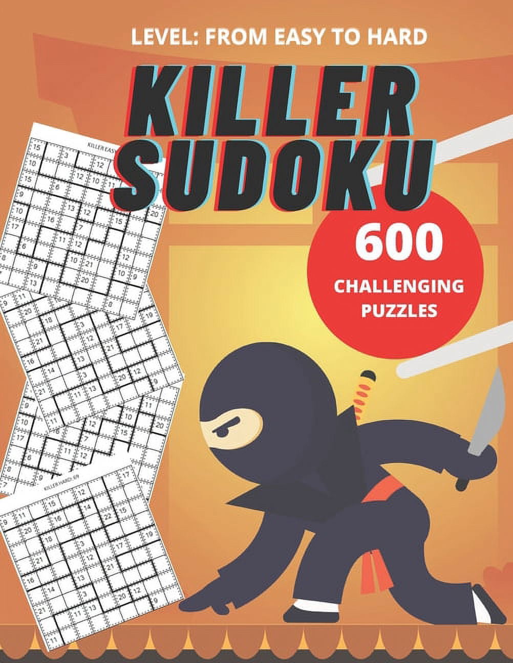 Killer Sudoku: 600 Sudoku challenging puzzles (easy to hard): Puzzle ...