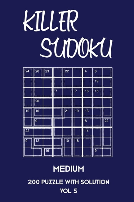 Killer Sudoku Medium 200 Puzzle With Solution Vol 5: 9x9, Advanced ...
