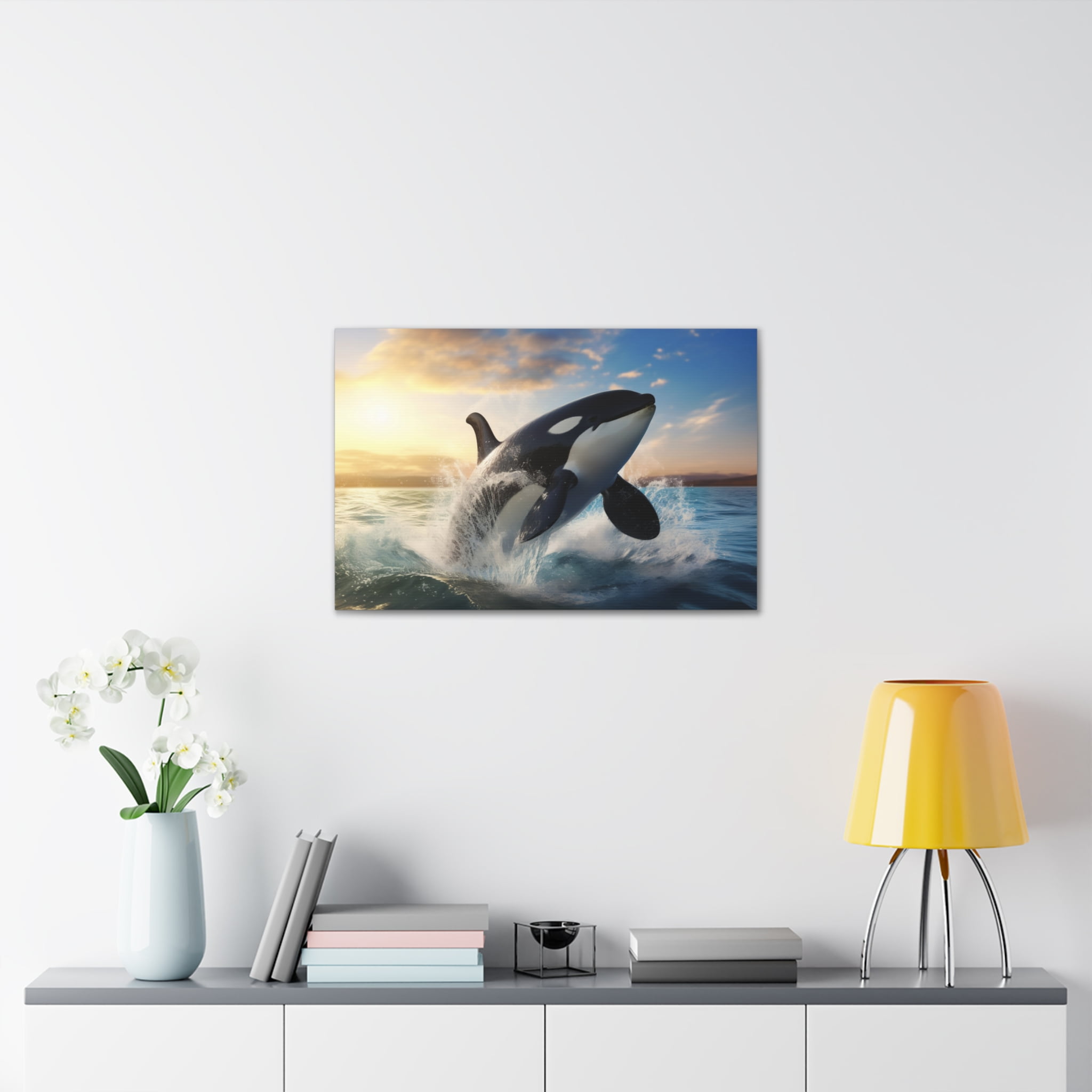 Killer Whale Canvas Gallery Wraps Orca Ocean Hawaii Maui Kauai ...