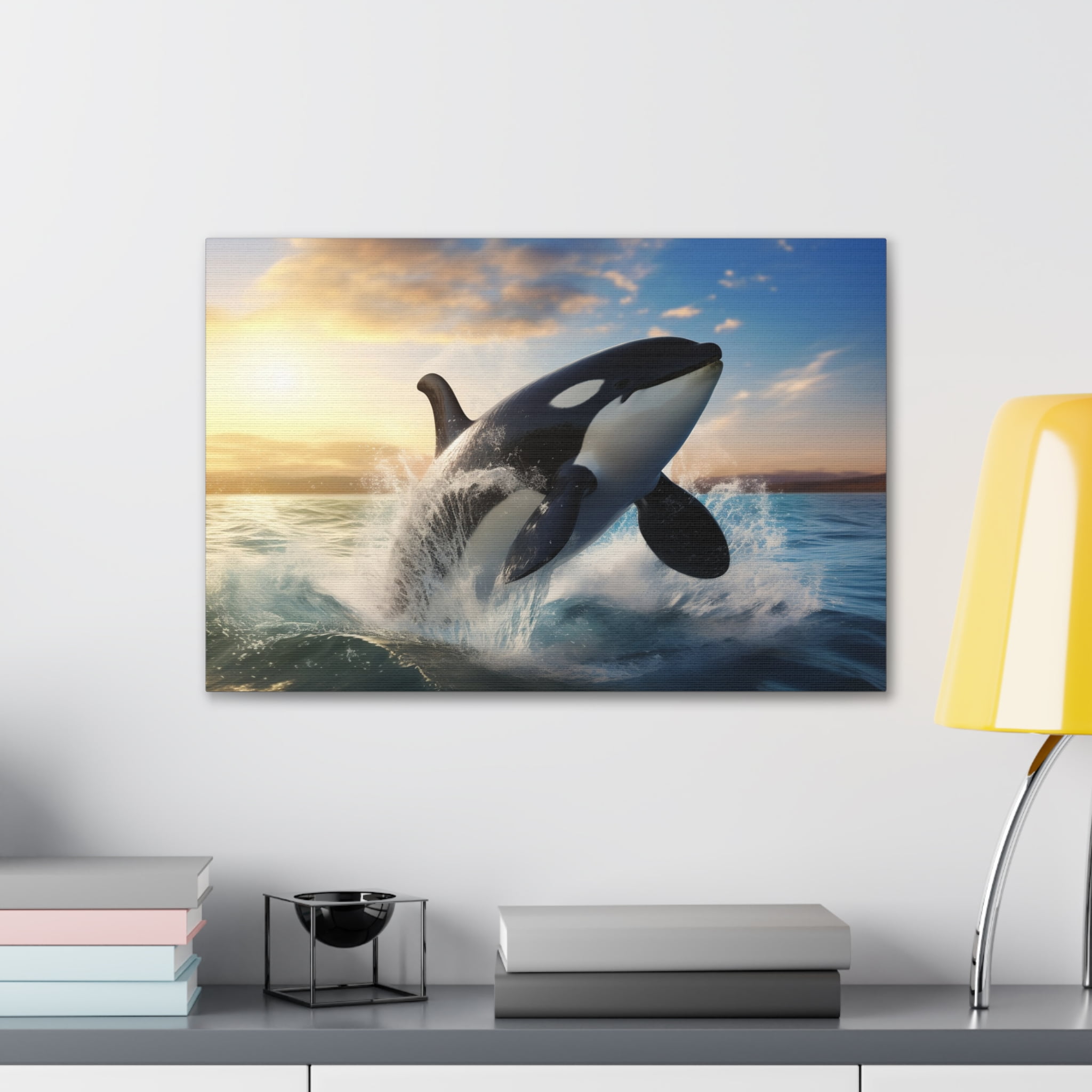 Killer Whale Canvas Gallery Wraps Orca Ocean Hawaii Maui Kauai ...