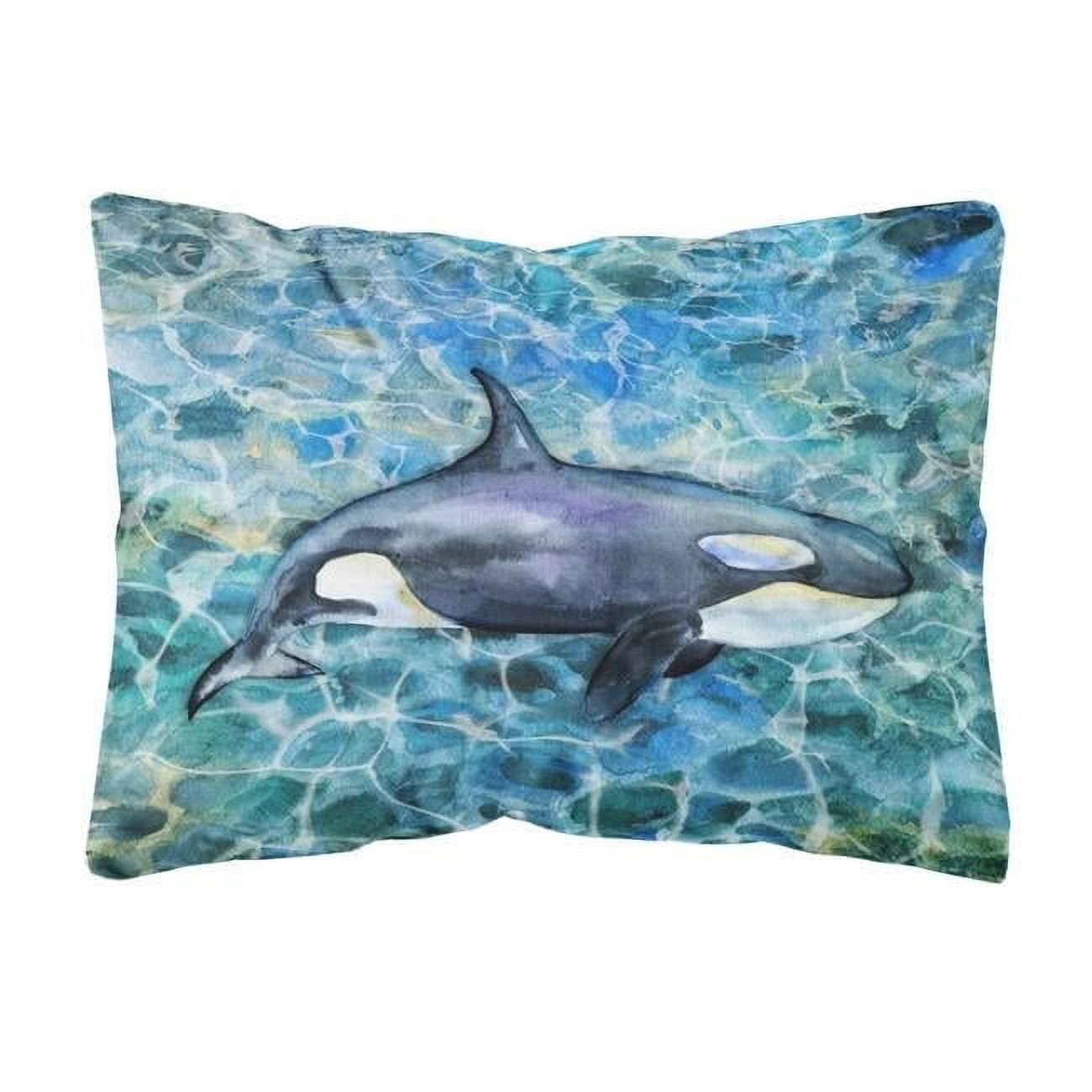 Killer Whale Orca Canvas Fabric Decorative Pillow - Walmart.com