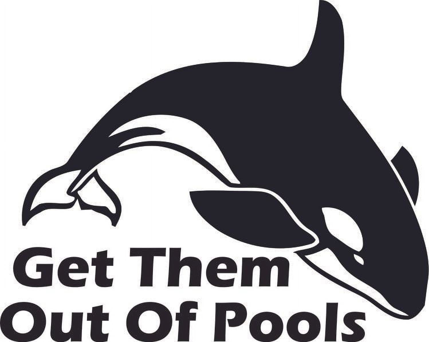 Killer Whale Out Of Pools Orca Customized Wall Decal - Custom Vinyl ...