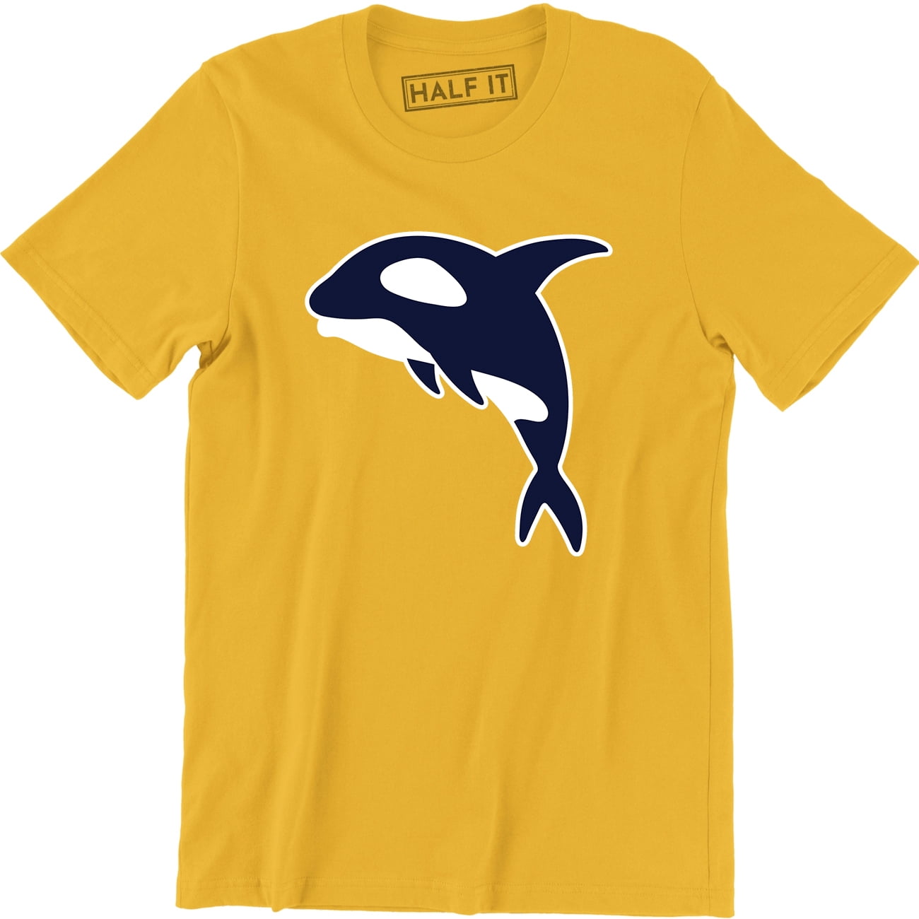 Killer Whale Wilderness Big Fish Sea World Ocean Pokect Mens T-Shirt ...