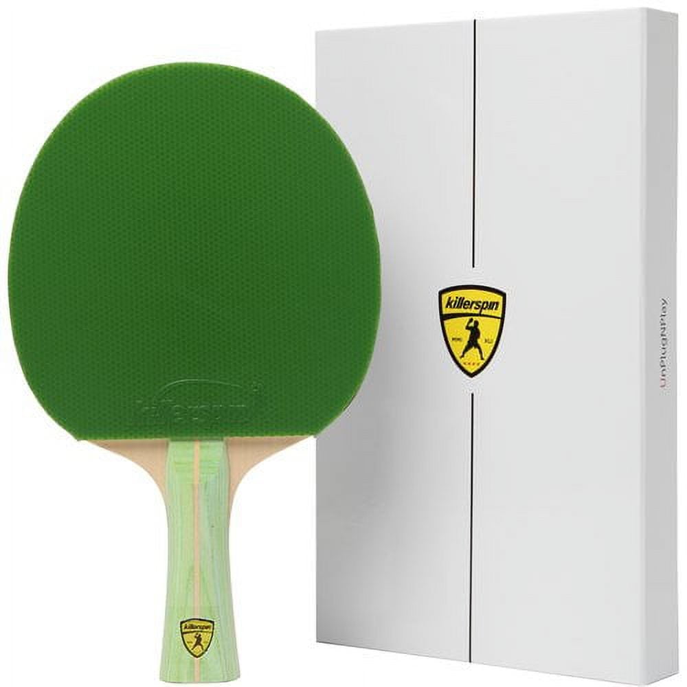 Killerspin JET200 Official Size Beginner Table Tennis Paddle, Lime ...