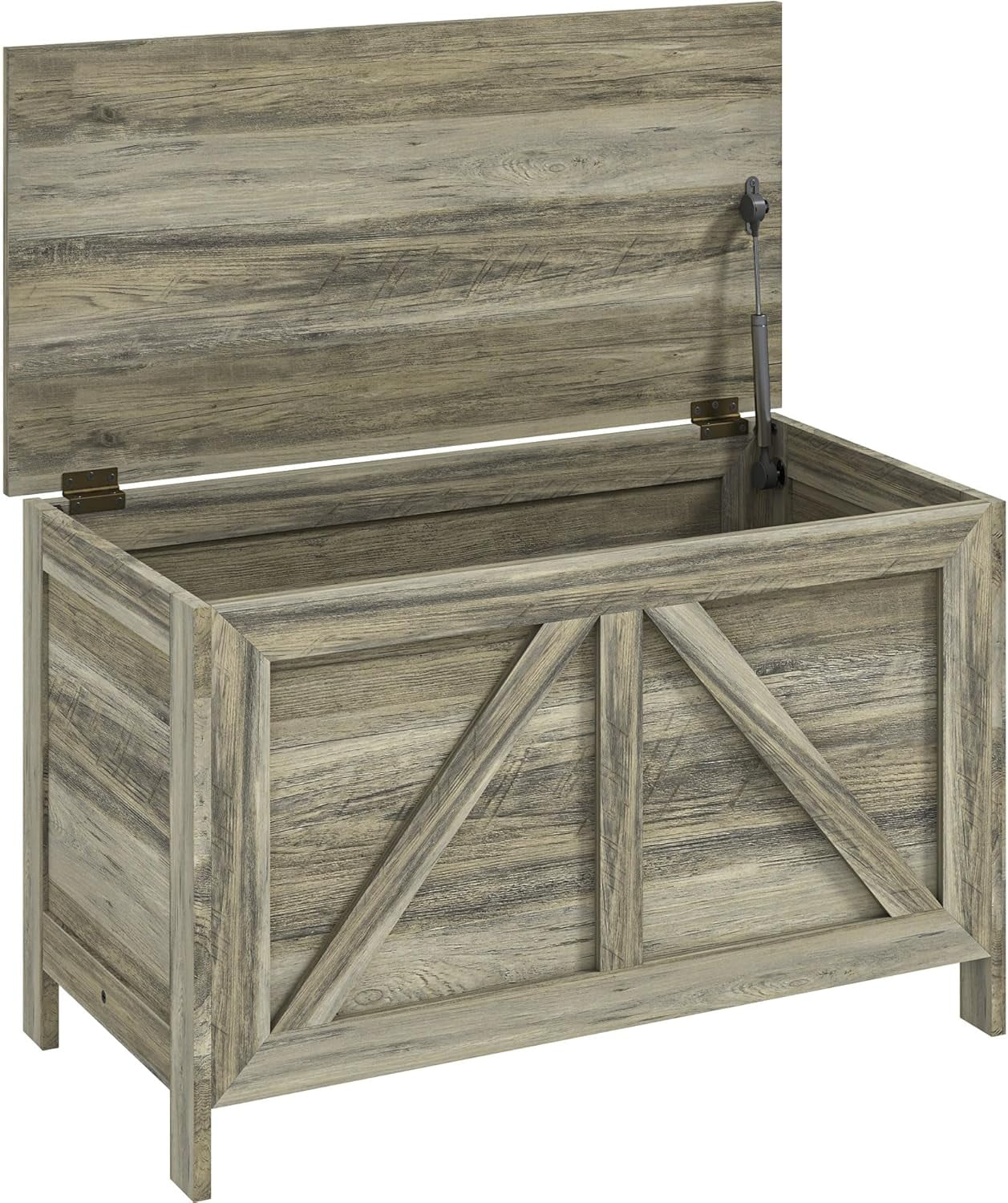 Killeryuki 30" Farmhouse Storage Bench, Lift Top Storage Chest with ...