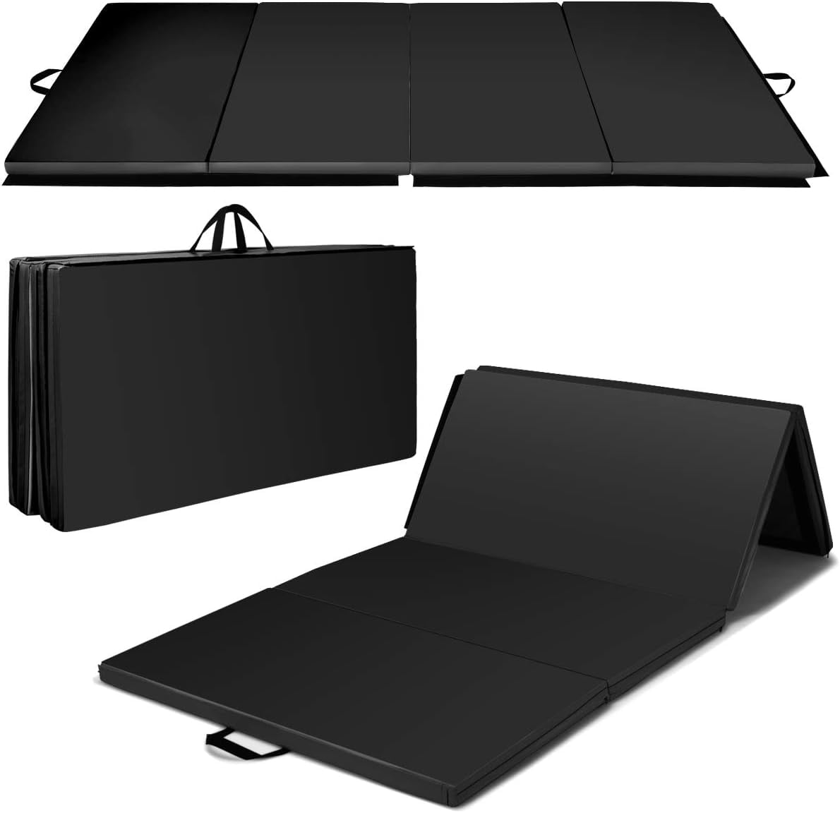 Killeryuki 4'x8' Gymnastics Mat, 2" Thick Folding Tumbling Mat with ...