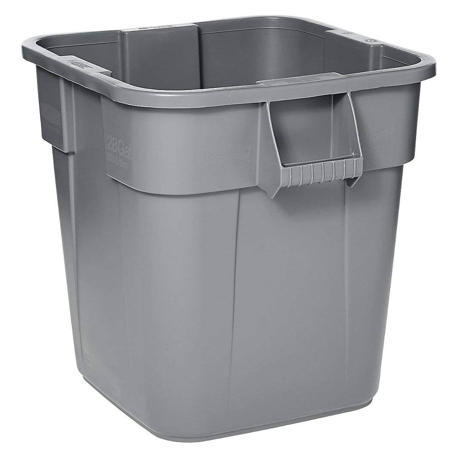Killeryuki BRUTE Square Bin Storage Container without Lid, 28-Gallon ...