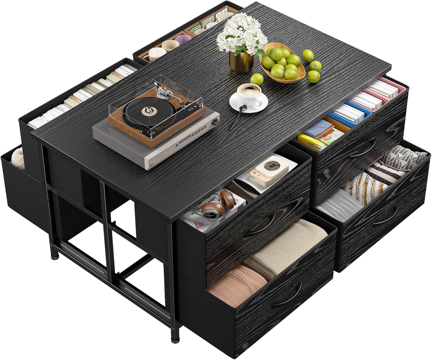 Killeryuki Coffee Table for Living Room Modern Coffee Table with ...