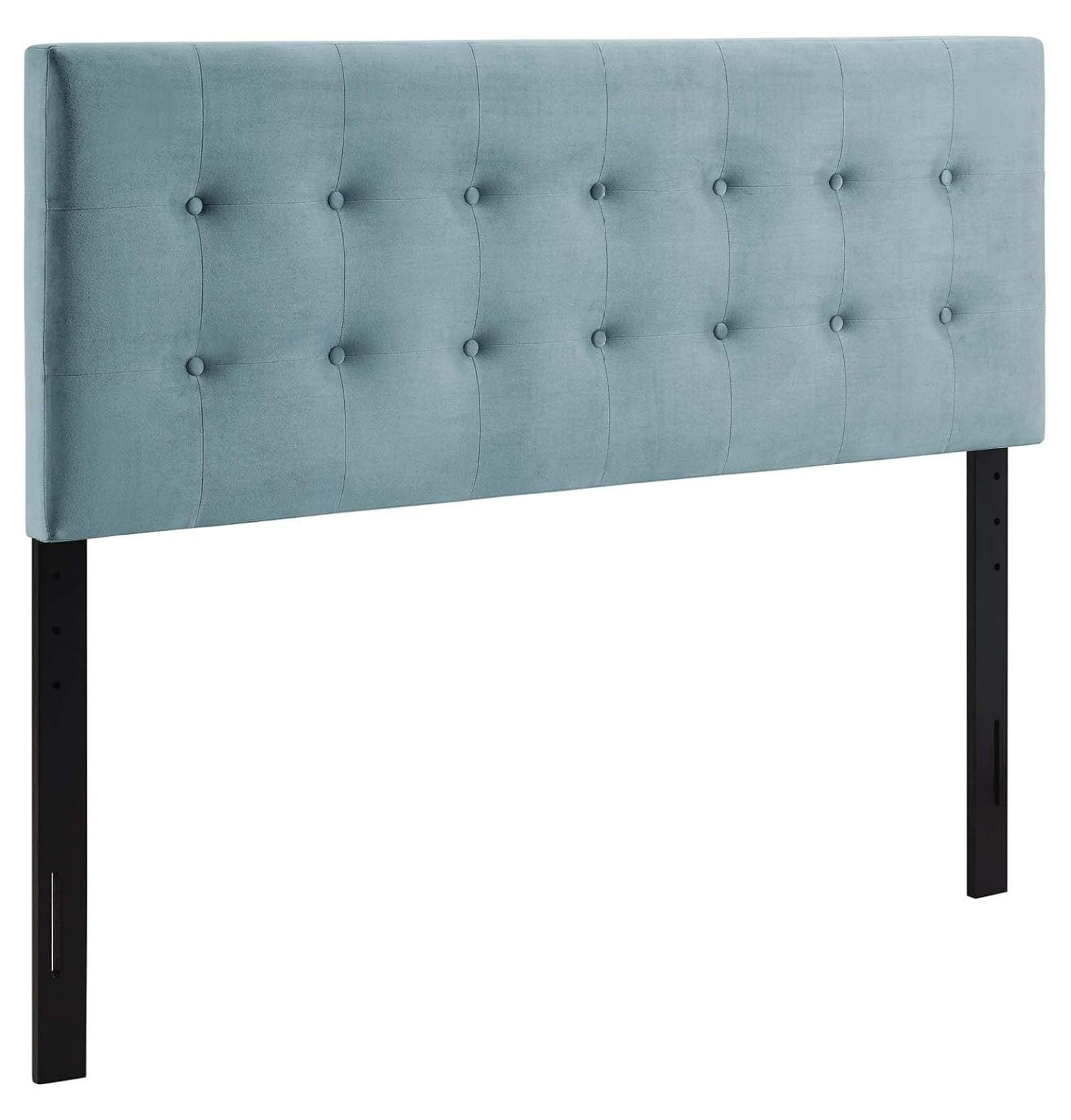 Killeryuki Emily Queen Biscuit Tufted Performance Velvet Headboard ...