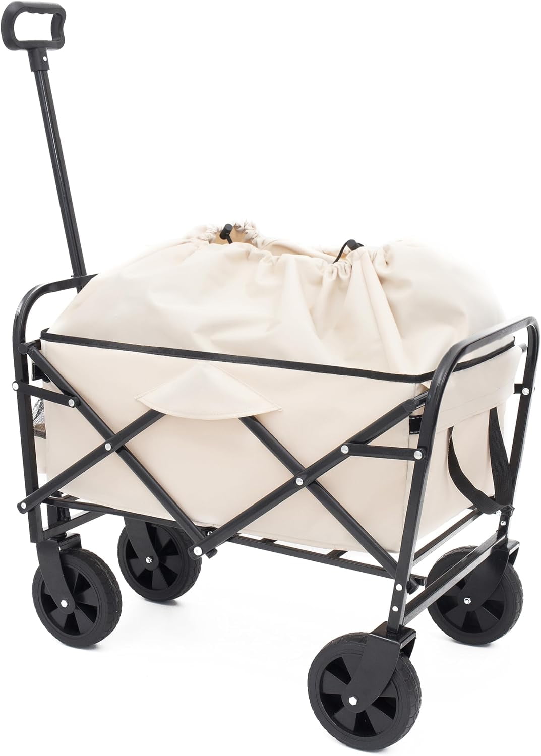 Killeryuki Folding Wagon Cart with Dual-Layer Design, All-Terrain ...