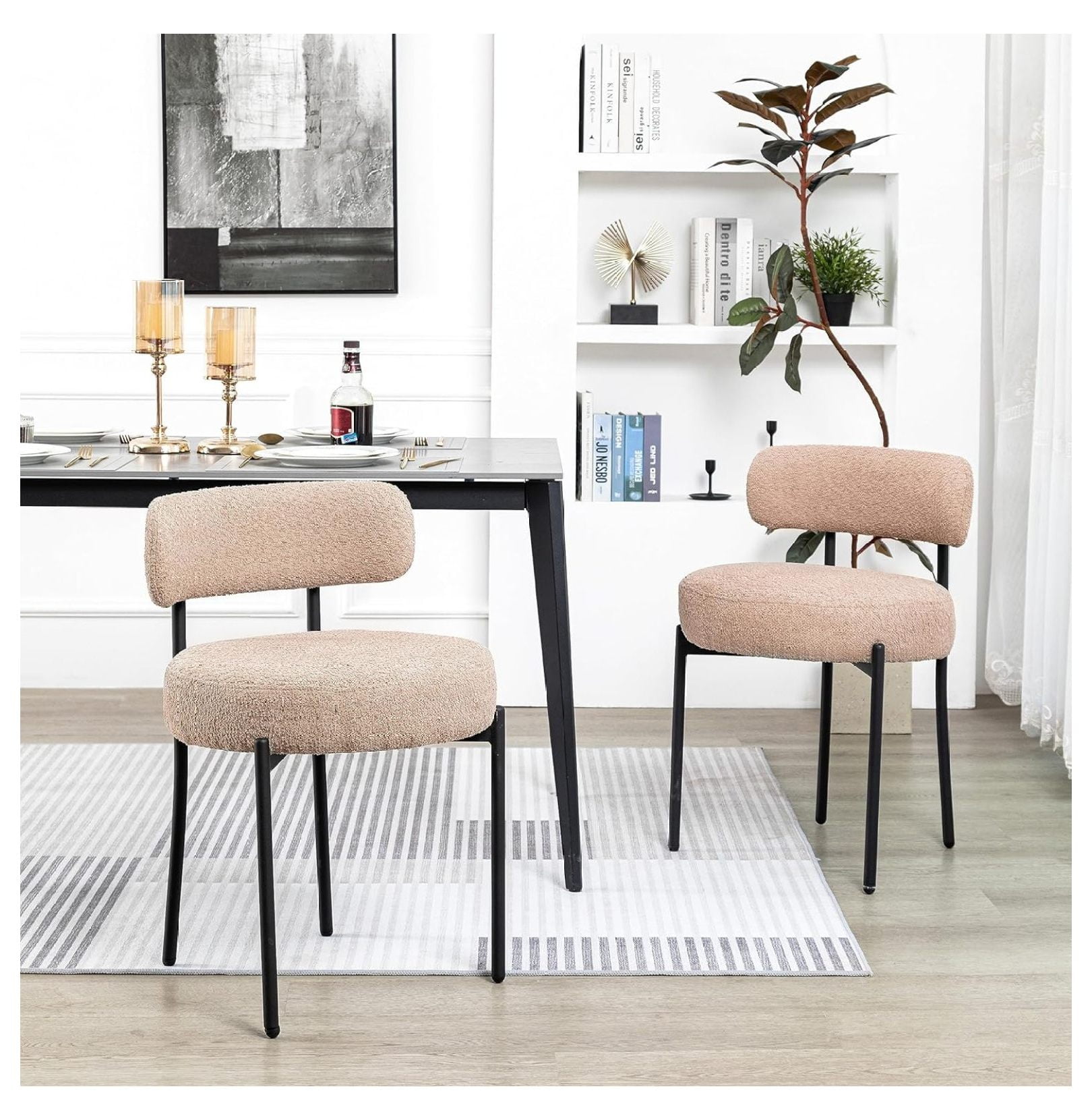 Killeryuki Kitchen Chairs -Century Modern Dining Chairs Set of 2 ...