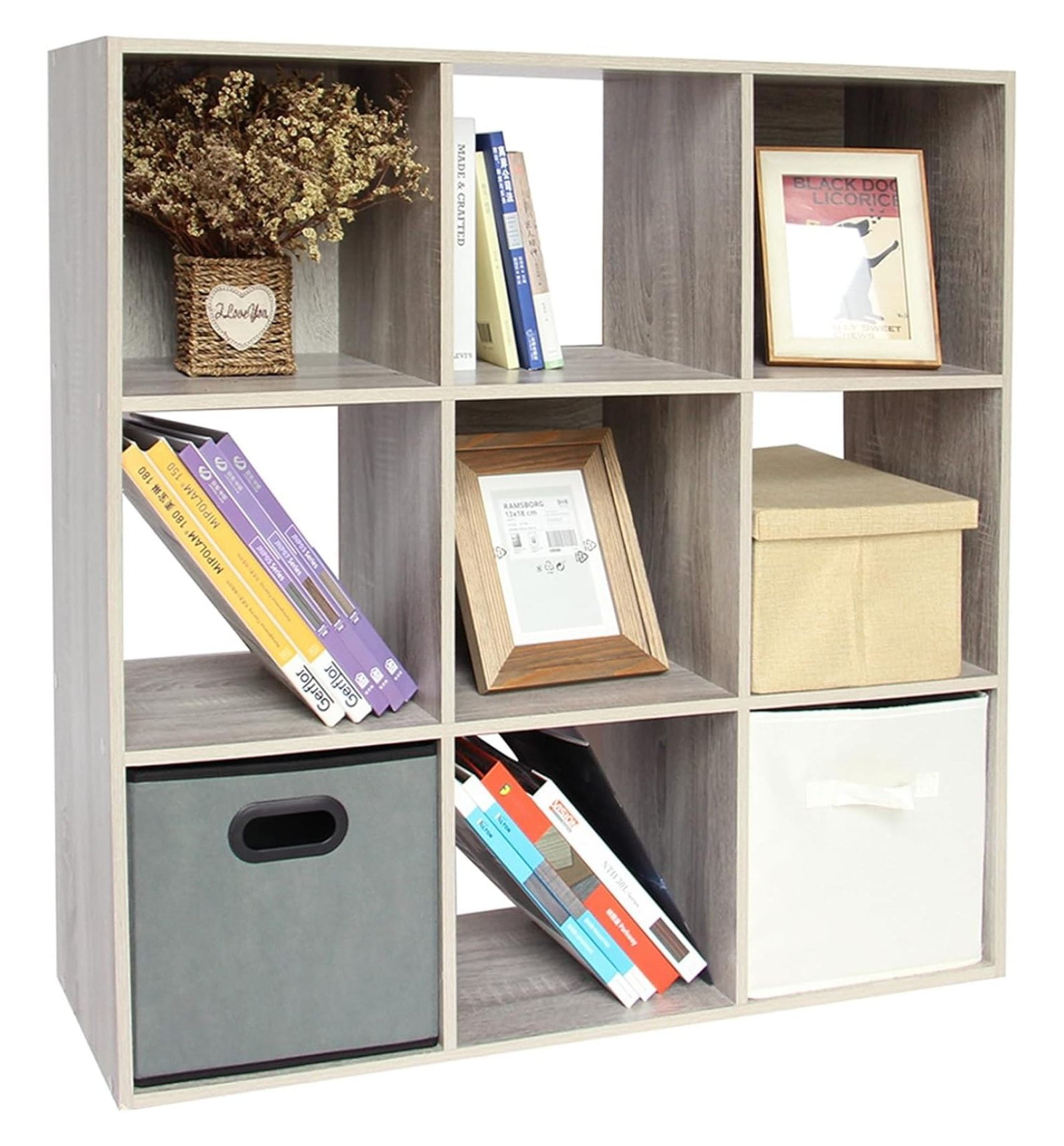 Killeryuki PACHIRA US 9-Cube Storage Organizer Bookshelf System, Unit ...