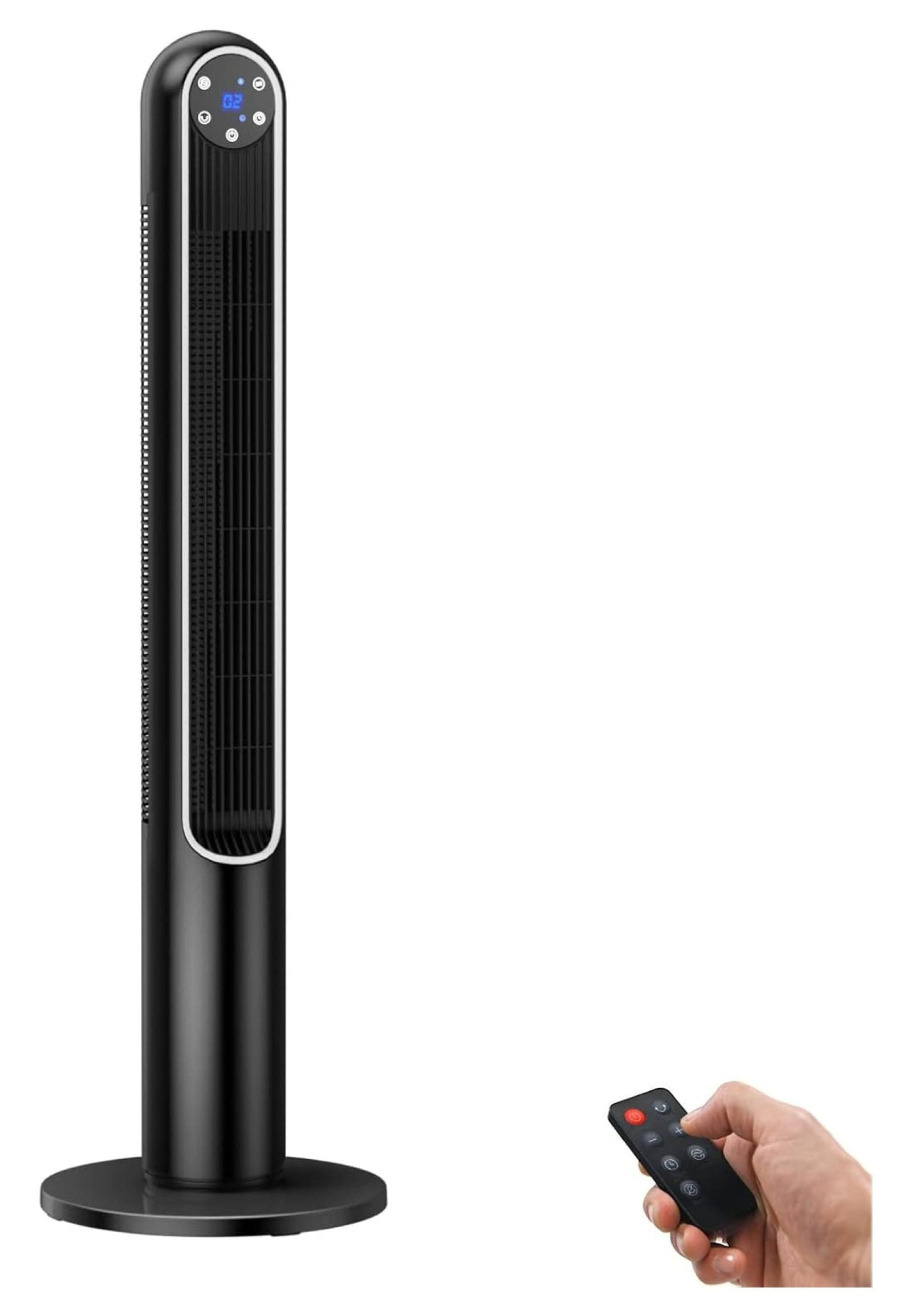 Killeryuki Tower Fan with Control, 42" 80° Oscillating Quiet Cooling ...