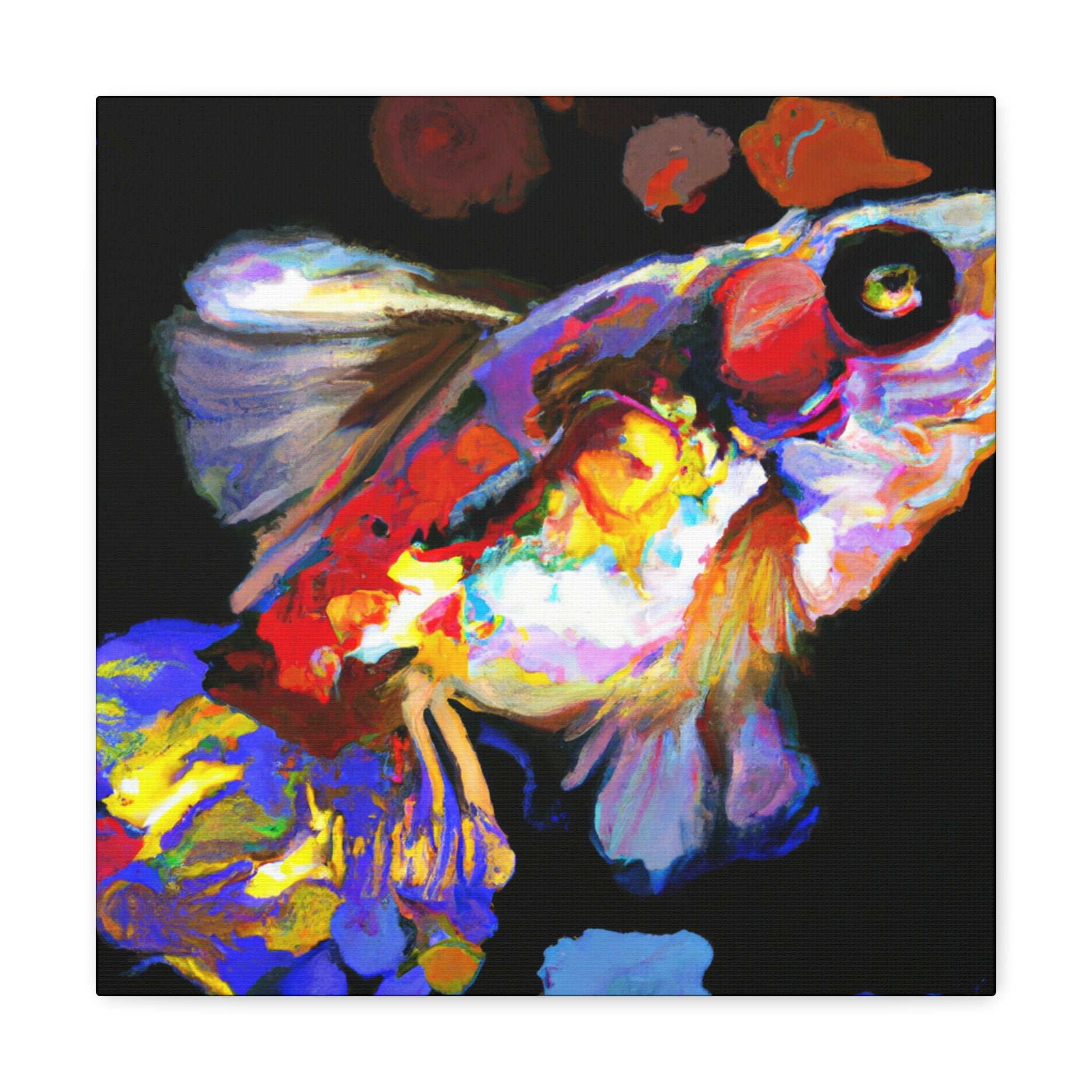 Killifish in Splendor - Canvas - Walmart.com