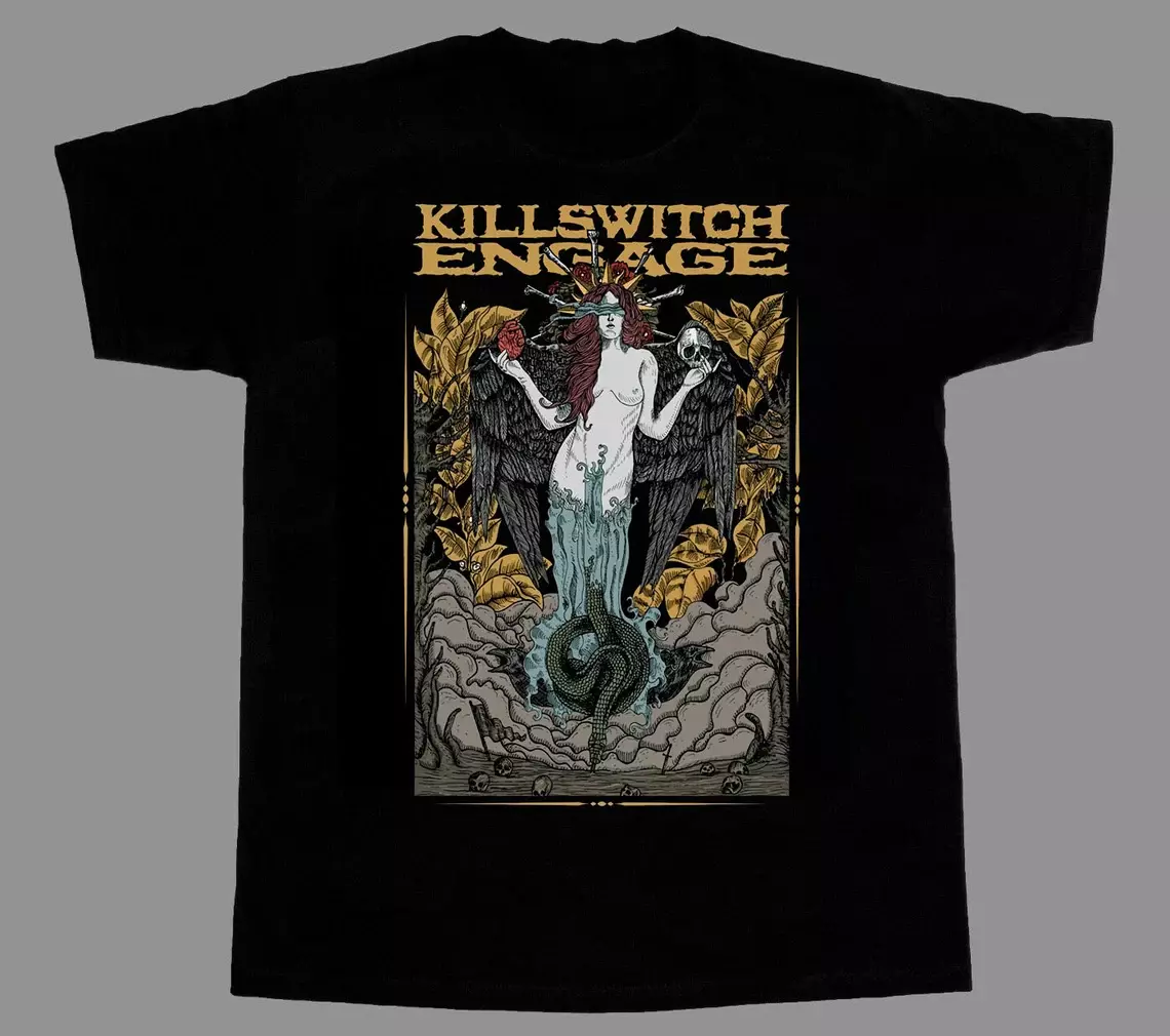 Killswitch Engage Band For Fans Cotton Black S-5XL Men Women Shirt Hot ...