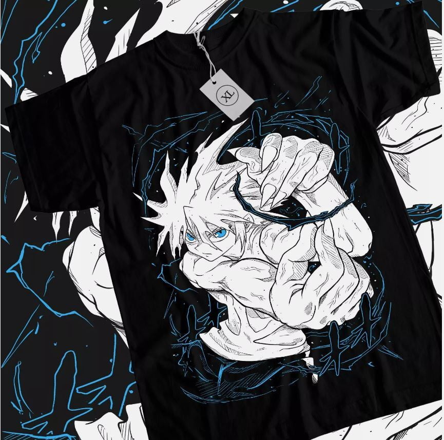 Killua T-shirt Gon Hisoka Hunter Meruem Zoldyck Girl Anime Black Shirt ...