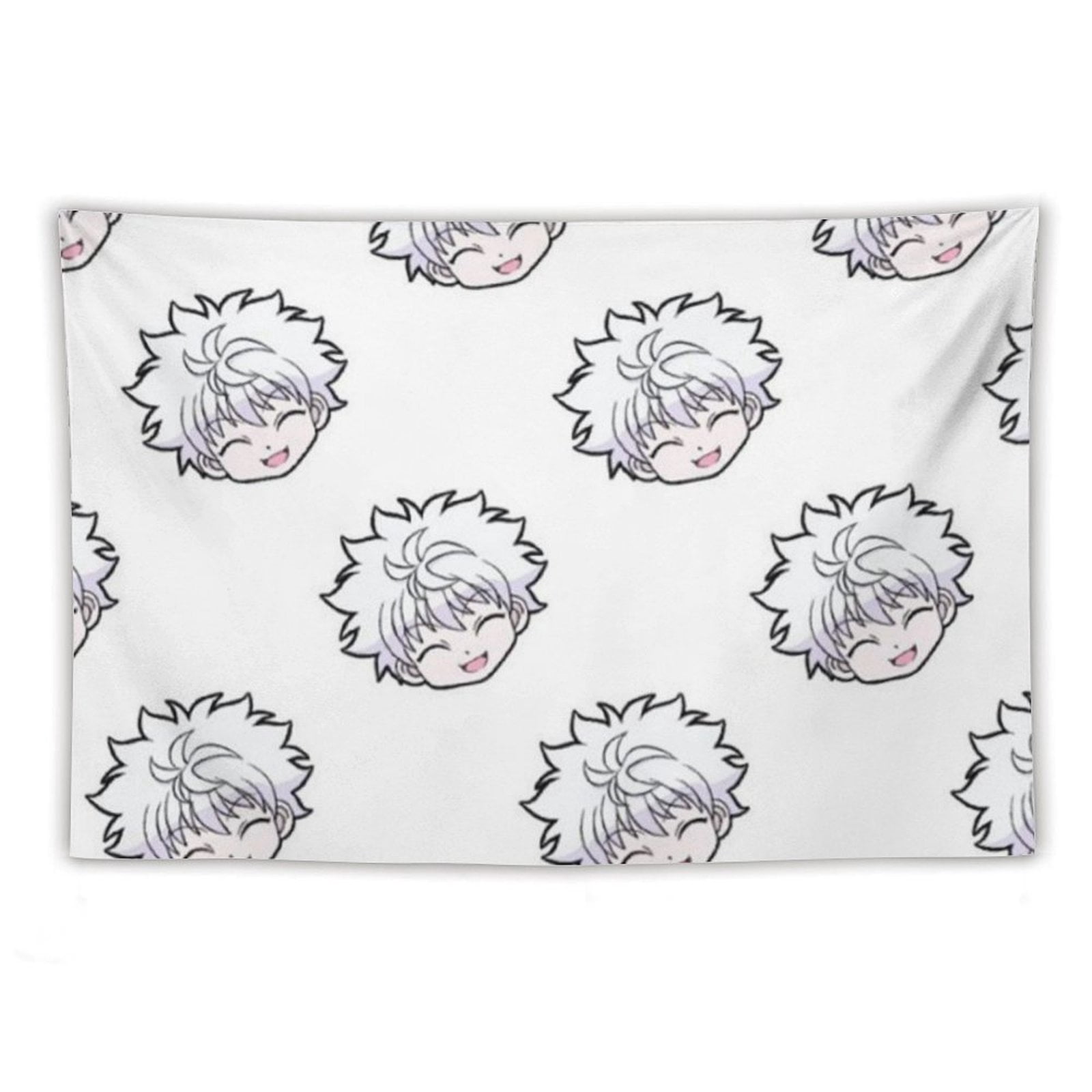 Killua Zoldyck Anime Wall Tapestrys Bedroom Room Decor Wall Hanging for ...