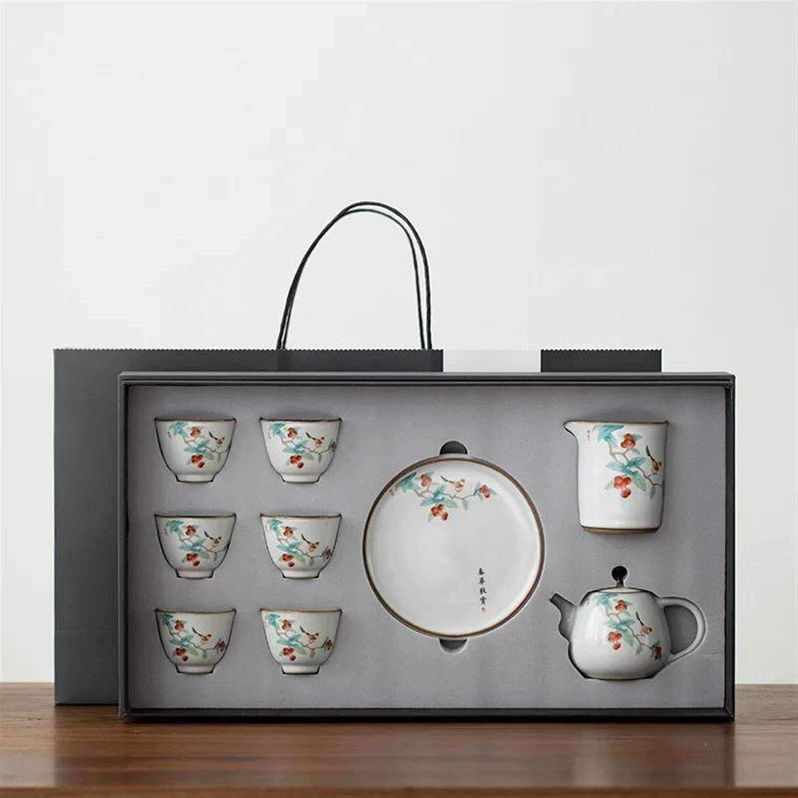 Kiln Teapot And Tea Set Open Piece Can Raise Ceramic Tea Set Kung Fu ...