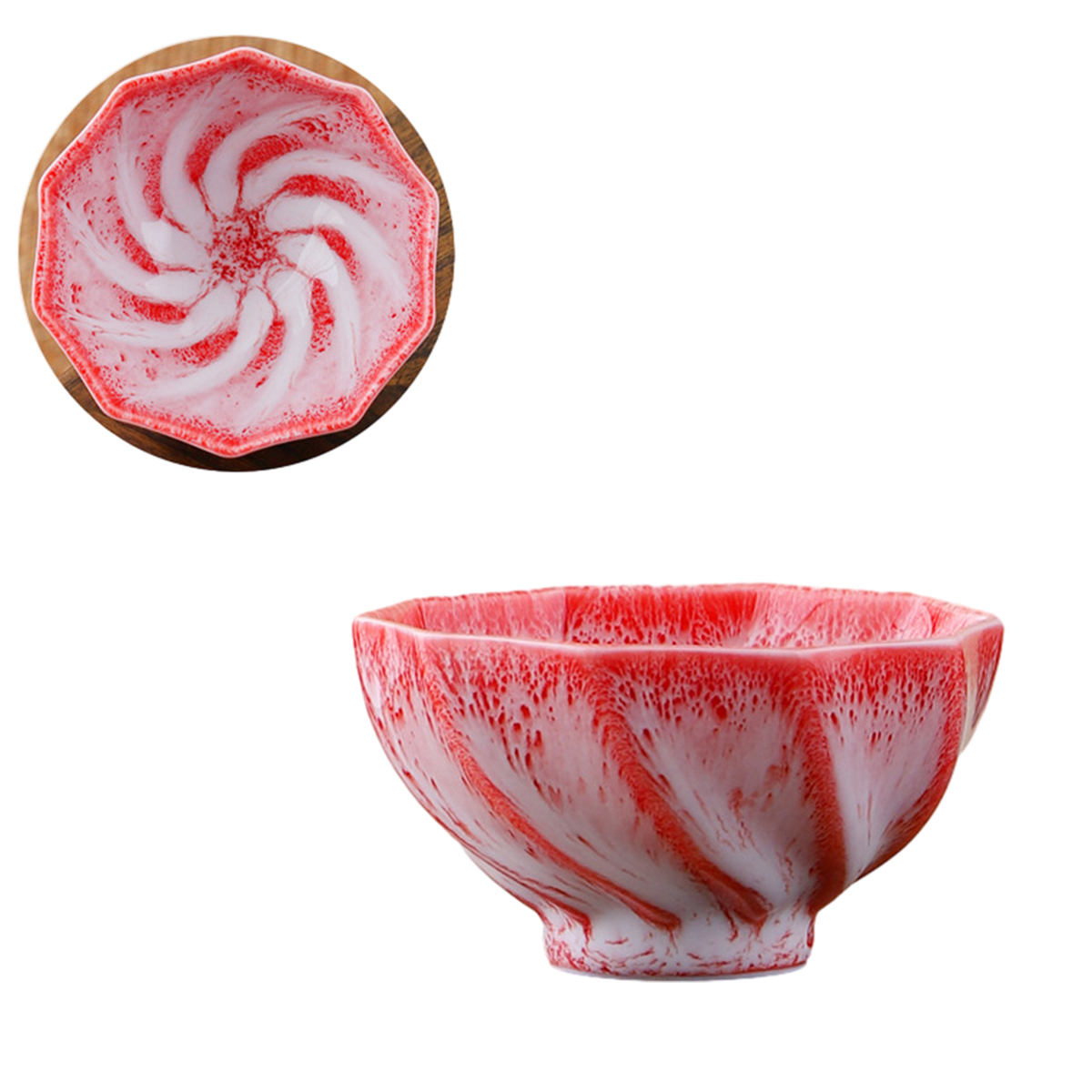 Kiln-turned ceramic single cup, Kung Fu tea set teacup, 80ml master cup tea cup, Tianmu tea cup ...