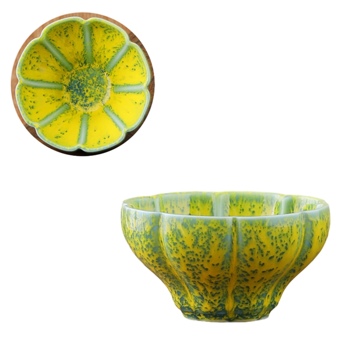 Kiln-turned ceramic single cup, Kung Fu tea set teacup, Tianmu tea Zhan ...
