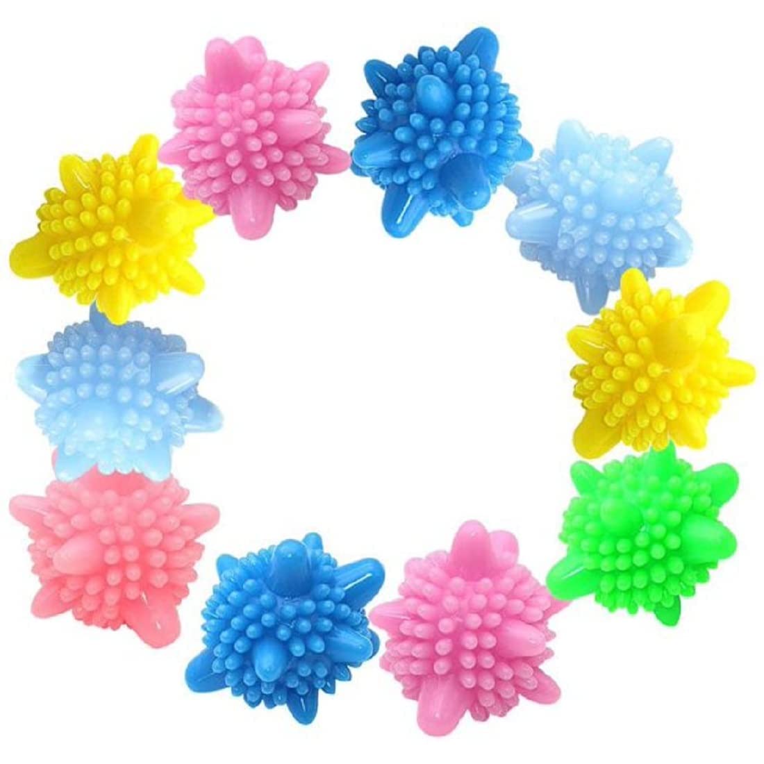Kilo Cool Dryer Balls Laundry Anti Static 10 Pack Reusable Plastic ...