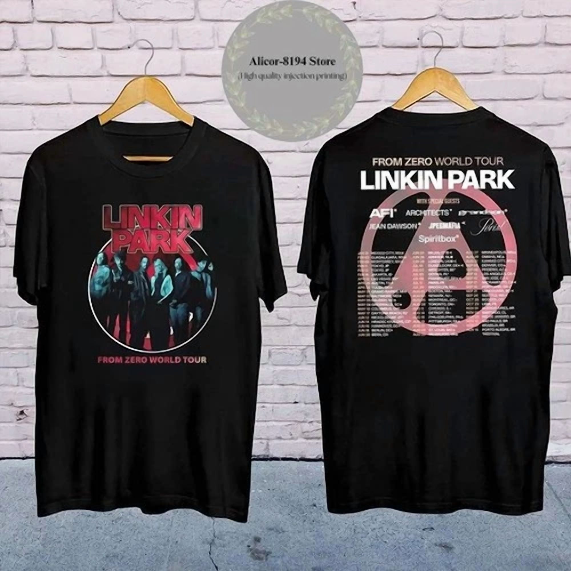 Kiloa 2025 Linkin Park From Zero World Tour 2 side M&MW T-Shirt ...