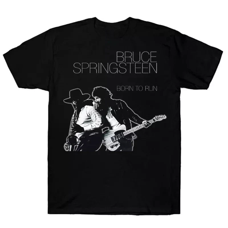 Kiloa Bruce Springsteen Born To Run Black T-Shirt 1side - Walmart.com