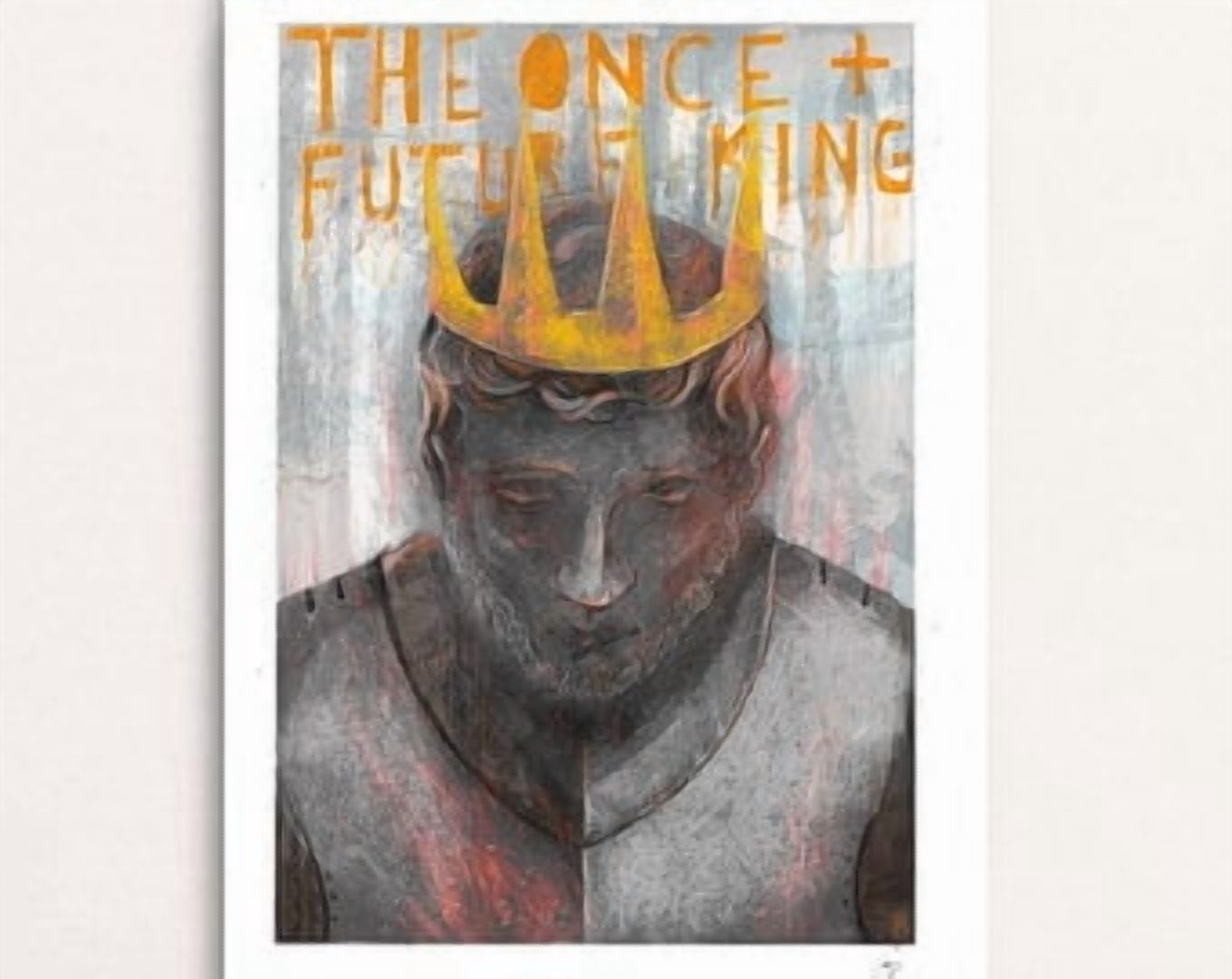 Kiloa King Arthur The Once and Future King Fantasy Wall Art Poster ...
