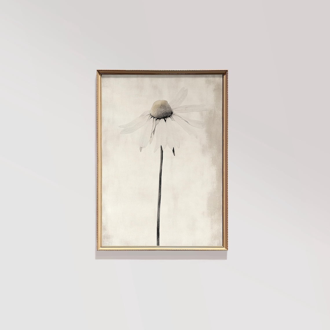 Kiloa Neutral Botanical Floral Neutral Wall Decor Poster Minimalistic ...