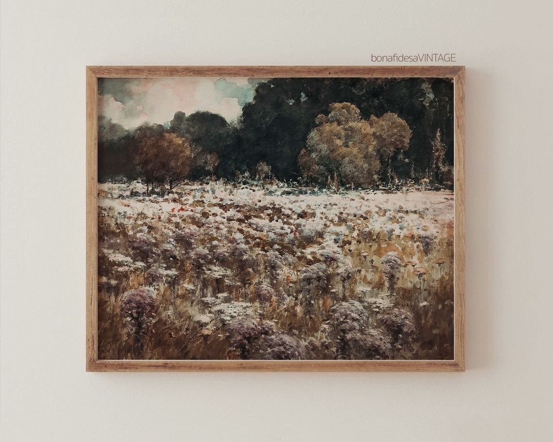 Kiloa Soft Aesthetic European Vintage Fall Wall Art Poster, 12x18 ...