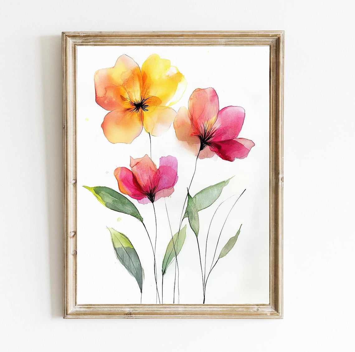 Kiloa Spring Flowers Print Poster Spring Wall Art Poster Modern ...