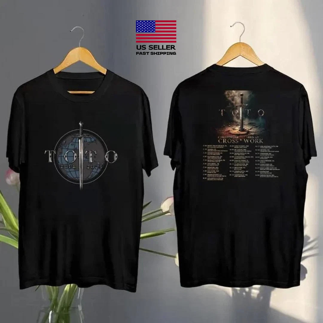 Kiloa TOTO Band World Tour 2025 Shirt TOTO Band 2025 Concert All Size ...