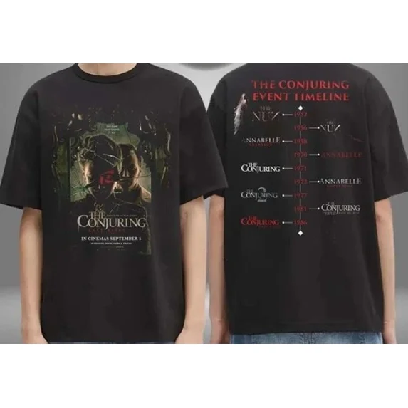 Kiloa The Conjuring Last Rites Poster Film Timeline T-Shirt - Walmart.com