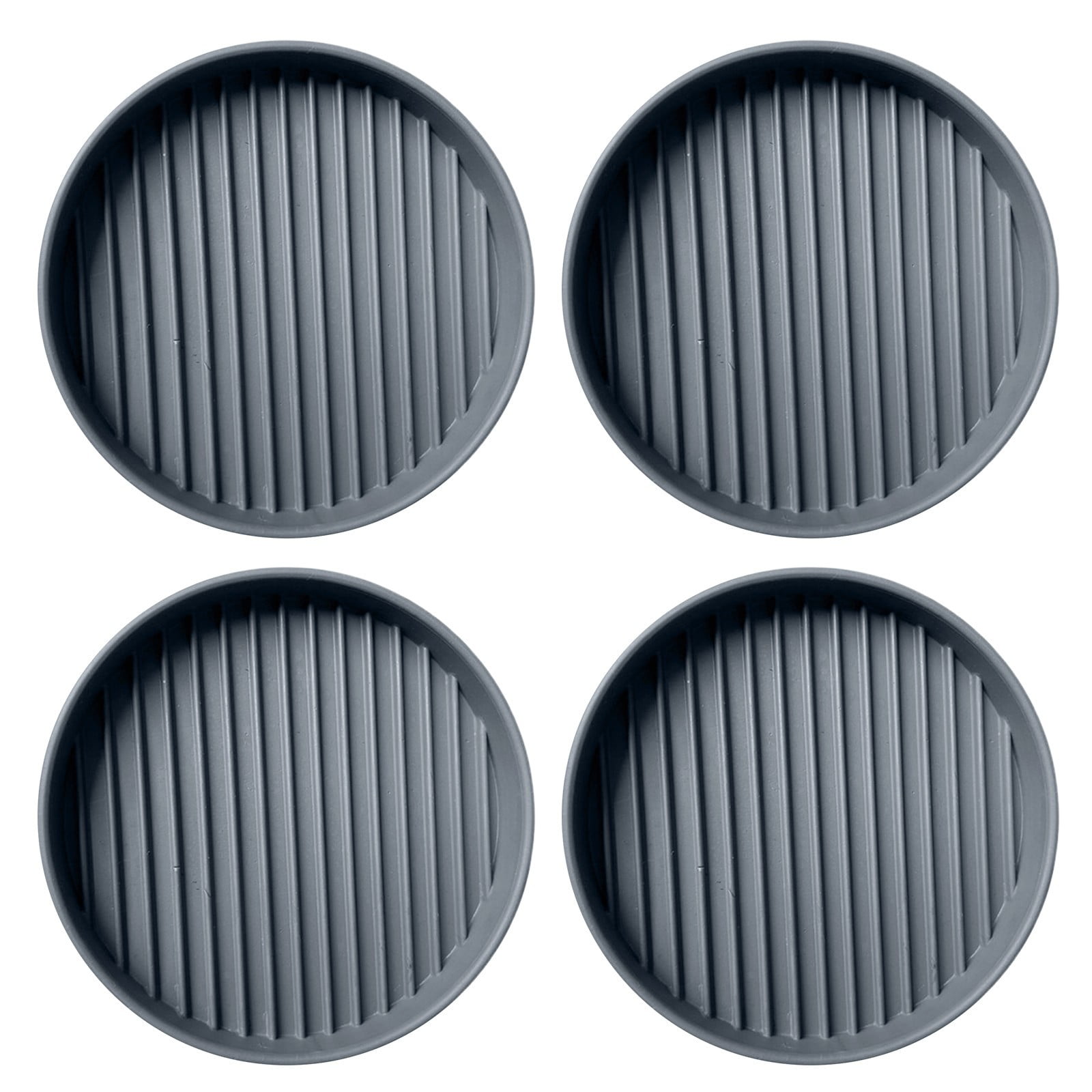 Kilougeis 2025 New Round Rubber Caster Cups, Non Slip Furniture Pads ...