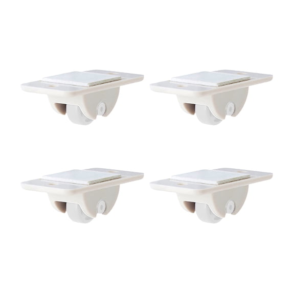Kilougeis 2026 New Trash Storage Adhesive 4Pc Shelf Roller Box Pulley ...