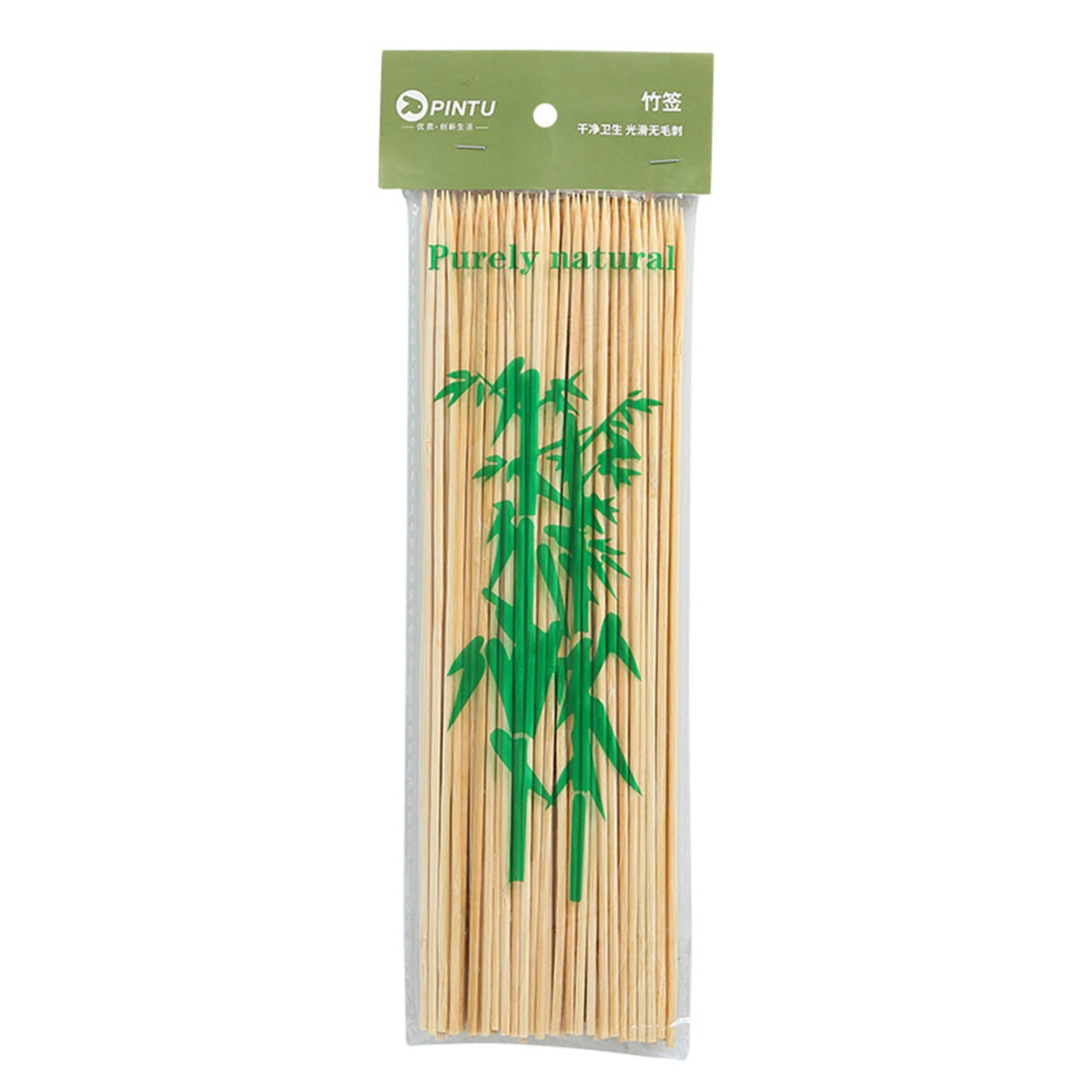 Kilougeis Disposable Barbecue Special Bamboo Sticks 3.0mm*30cm 50 Packs ...